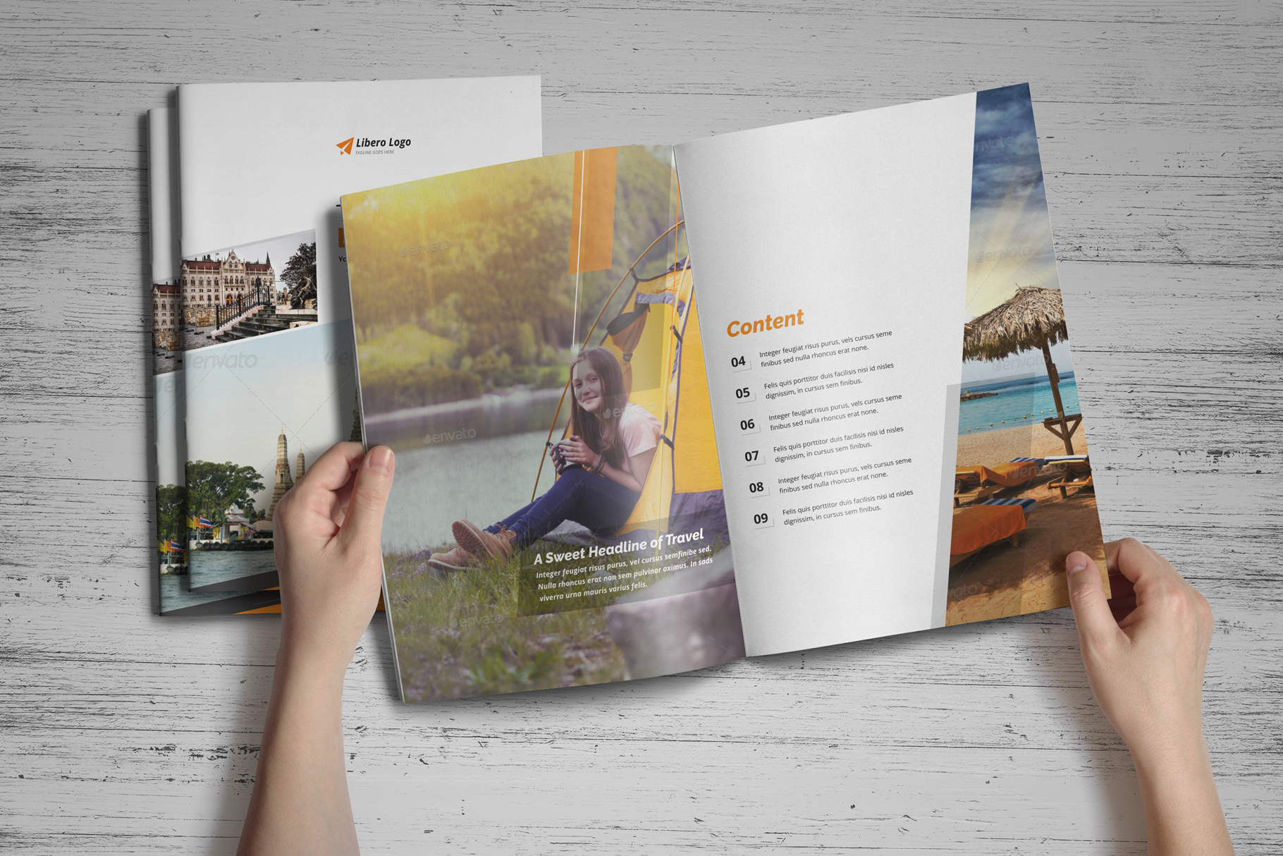 Holiday Travel Brochure Catalog Design v2