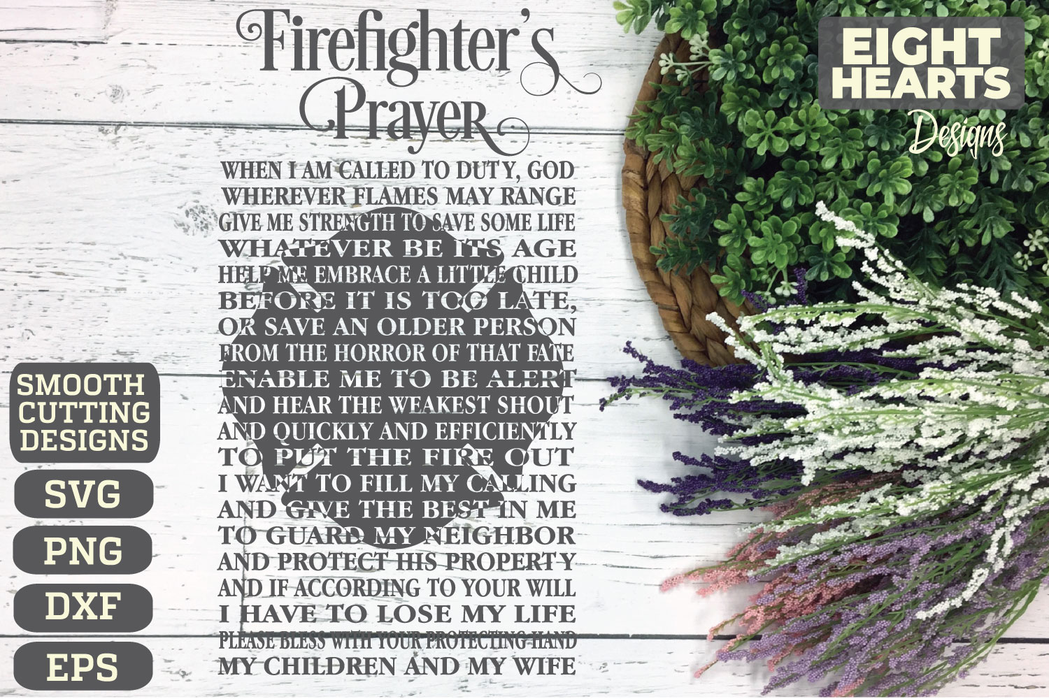 Firefighters Prayers - SVG PNG DXF