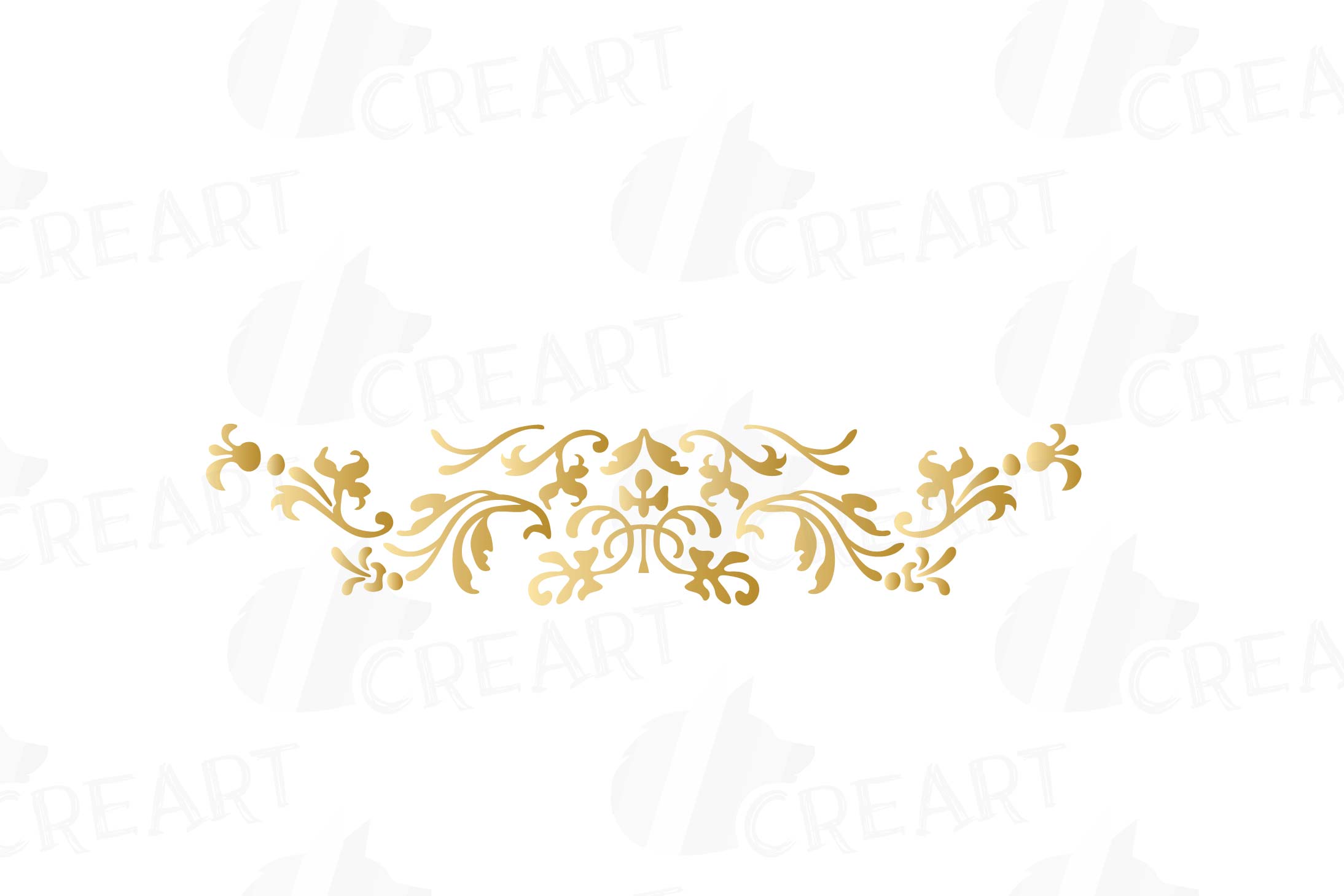 Digital classic golden frames, printable borders, labels