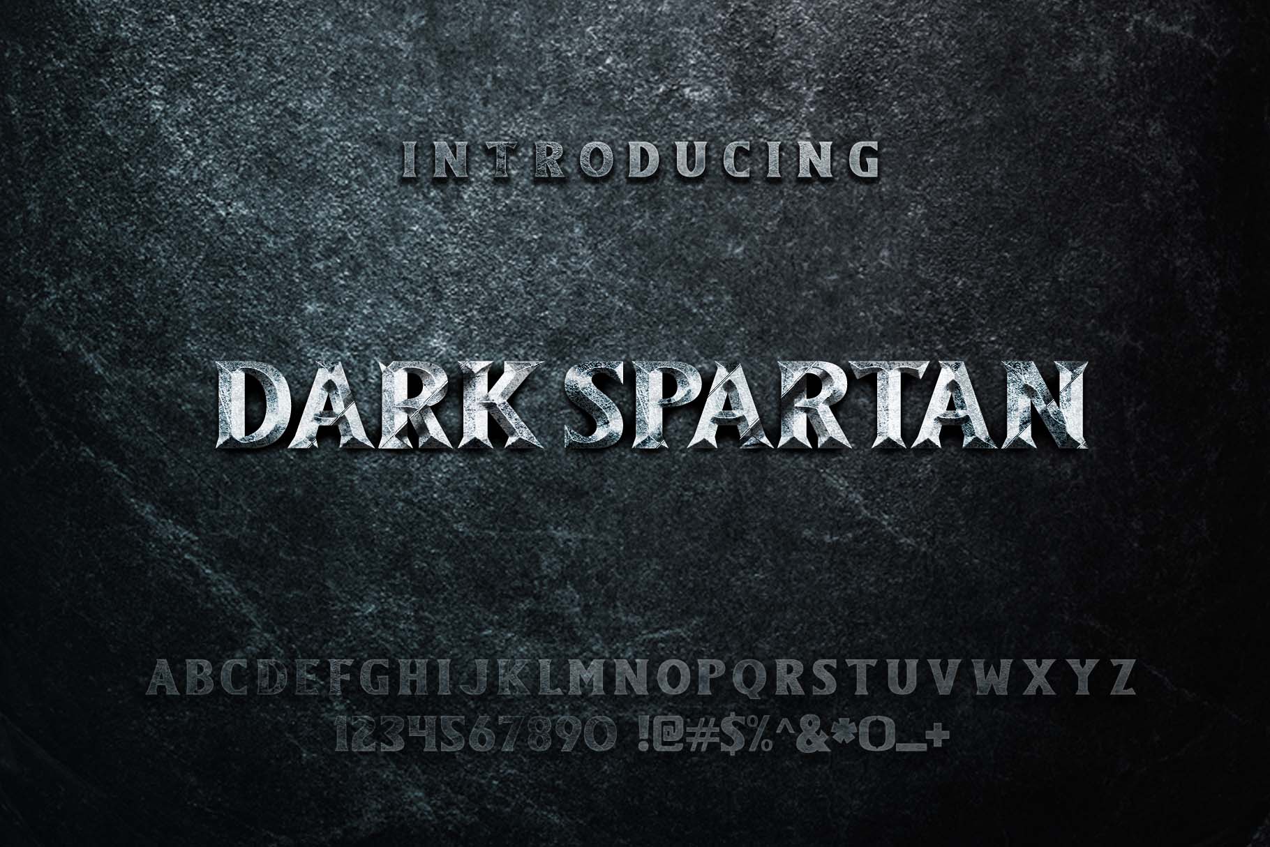 Dark Spartan Display Font (368855) | Logo | Font Bundles
