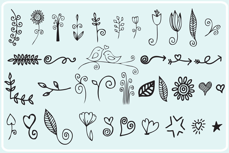 Hand Drawn SVG bundle (113474) | SVGs | Design Bundles