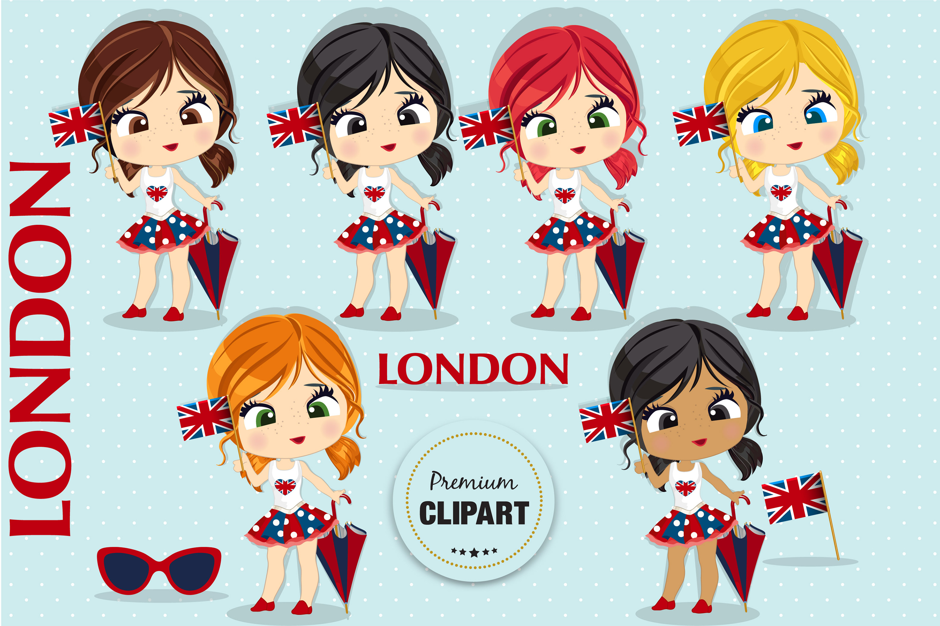 London graphics, London illustrations