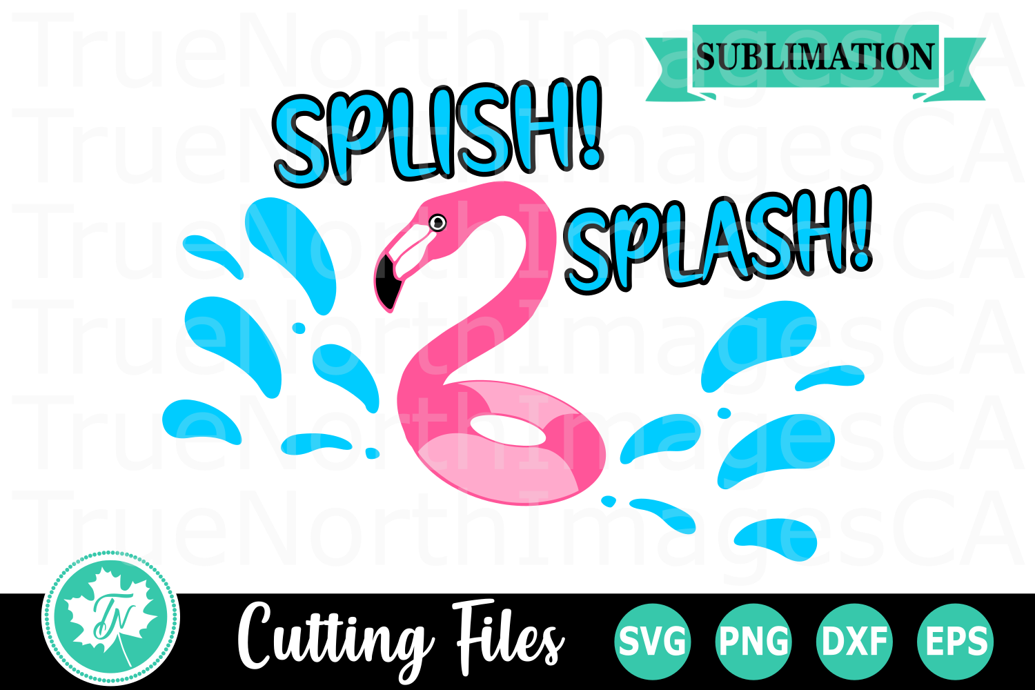 Splish Splash - A Summer SVG Cut File (252068) | Cut Files | Design Bundles