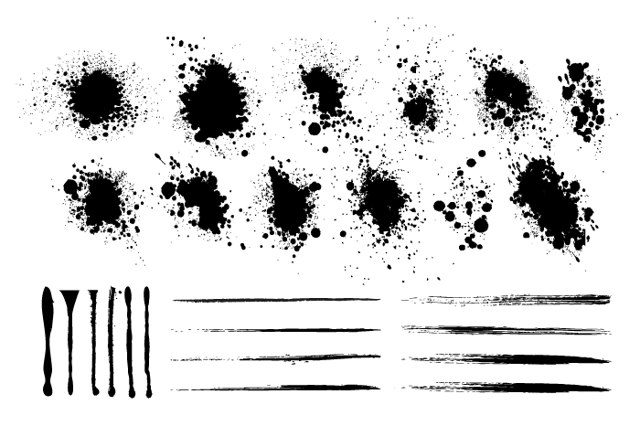 Grunge Design Elements (2326) | Decorations | Design Bundles