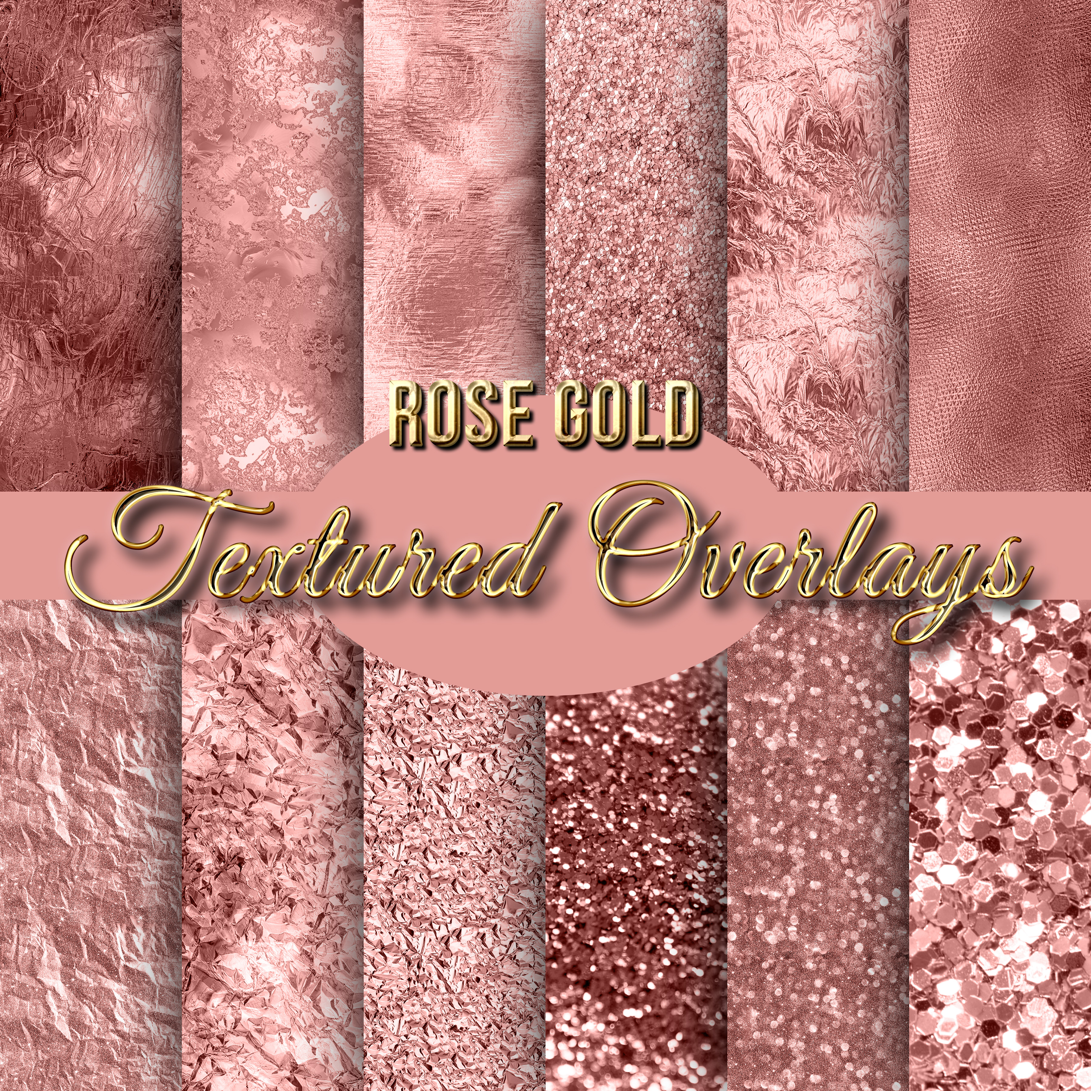 Rose Gold Textured Backgrounds (93022) | Textures | Design Bundles