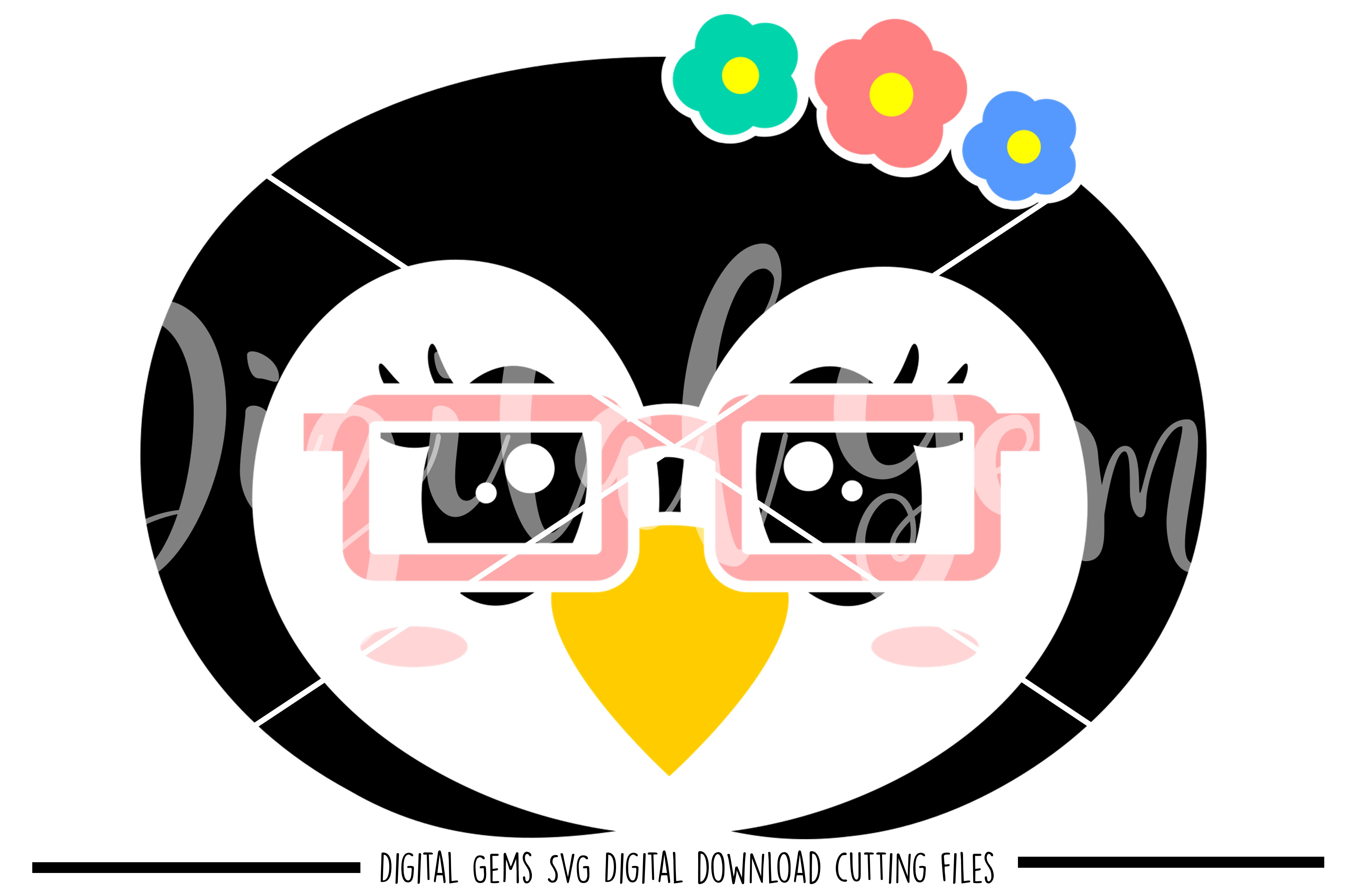 Penguin SVG / EPS / DXF Files
