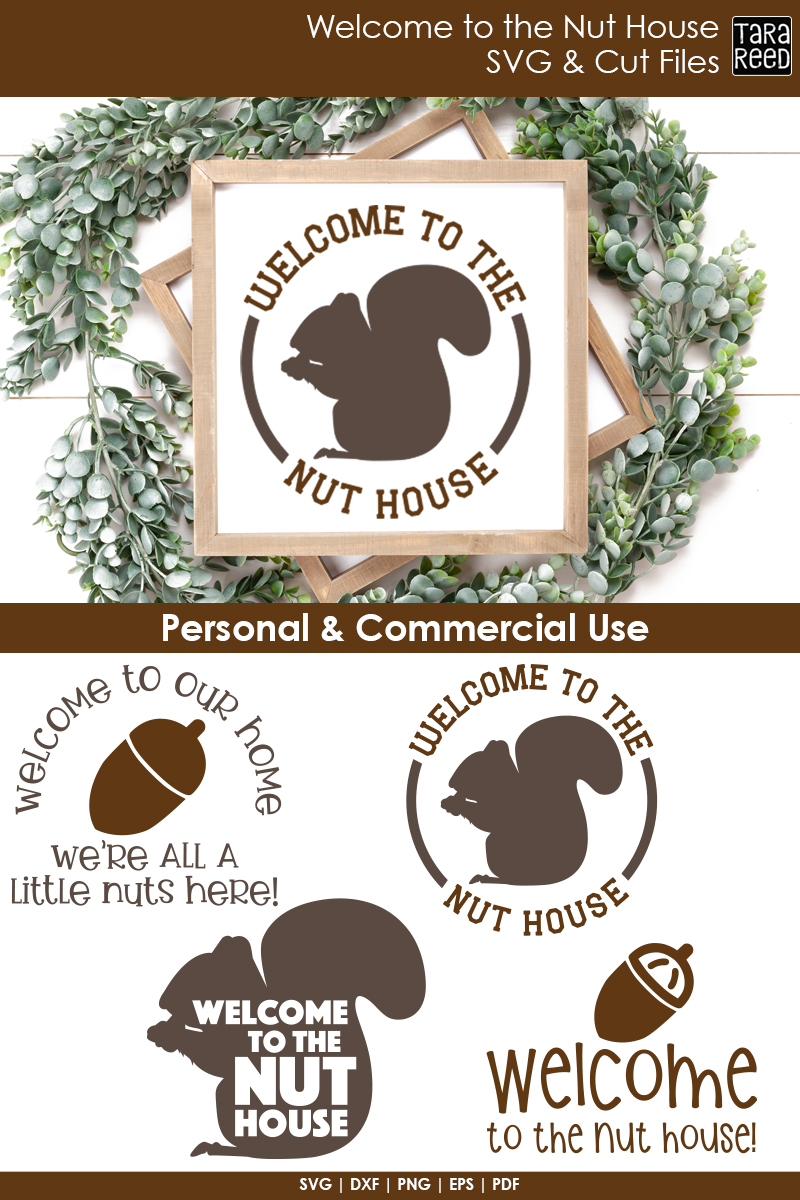 Welcome to the Nut House - Home SVG & Cut Files for Crafters (323345 ...