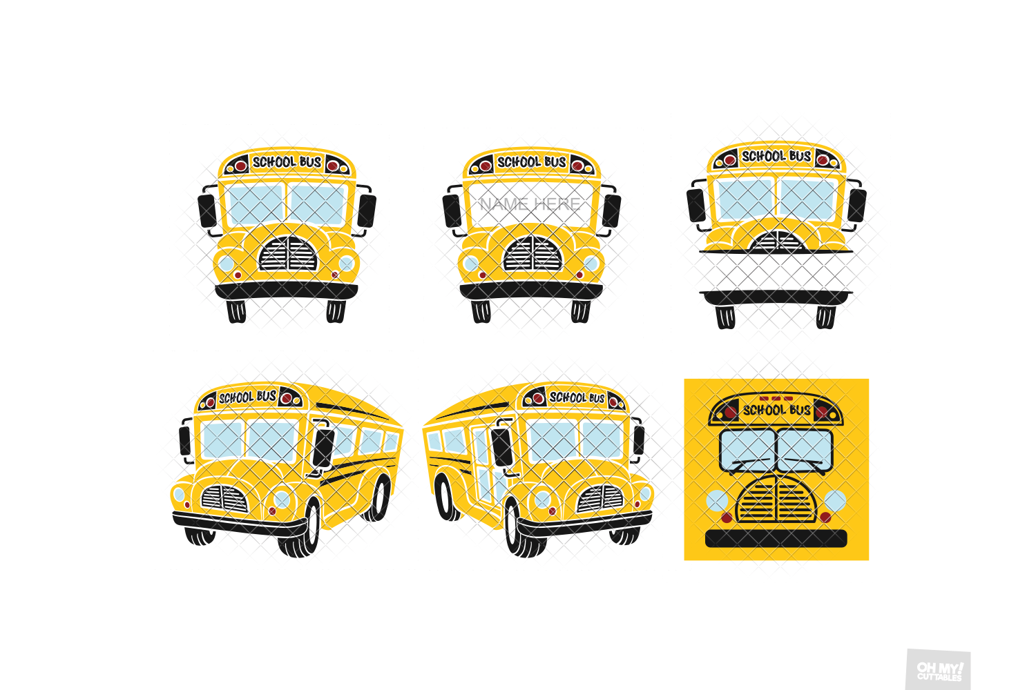 School Bus SVG Driver in SVG, DXF, PNG, EPS, JPG (295424) | Cut Files ...
