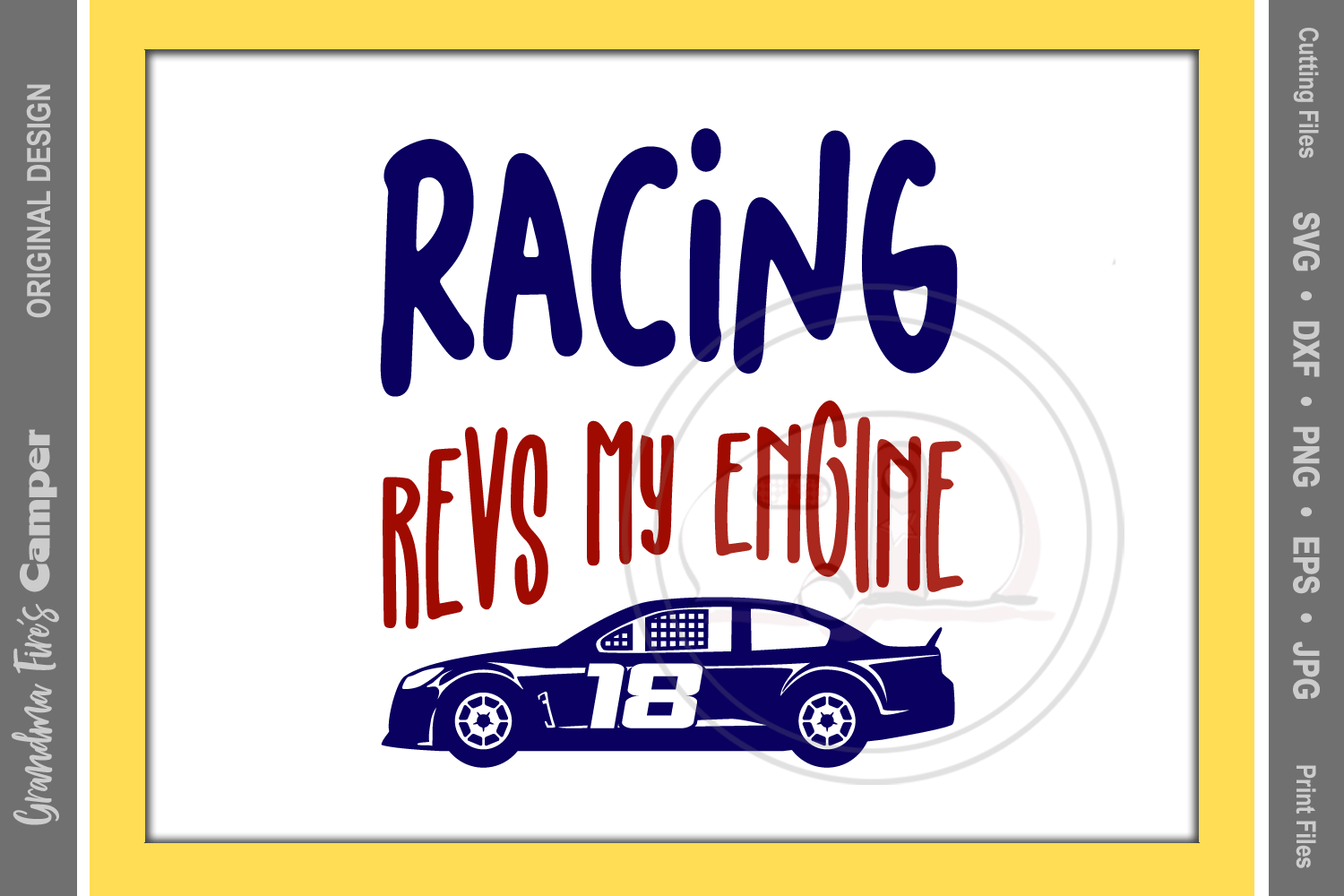 Racing SVG, Racing Revs My Engine (68951) | SVGs | Design Bundles