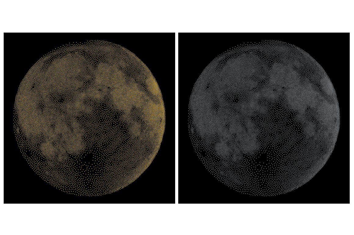 Moon vector set (42876) | Backgrounds | Design Bundles