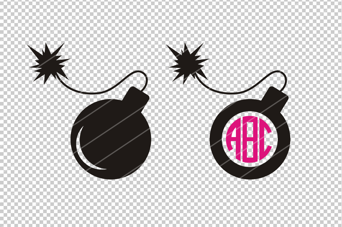 Bomb svg,Bomb monogram file,bomb clipart,Bomb vector,Cricut