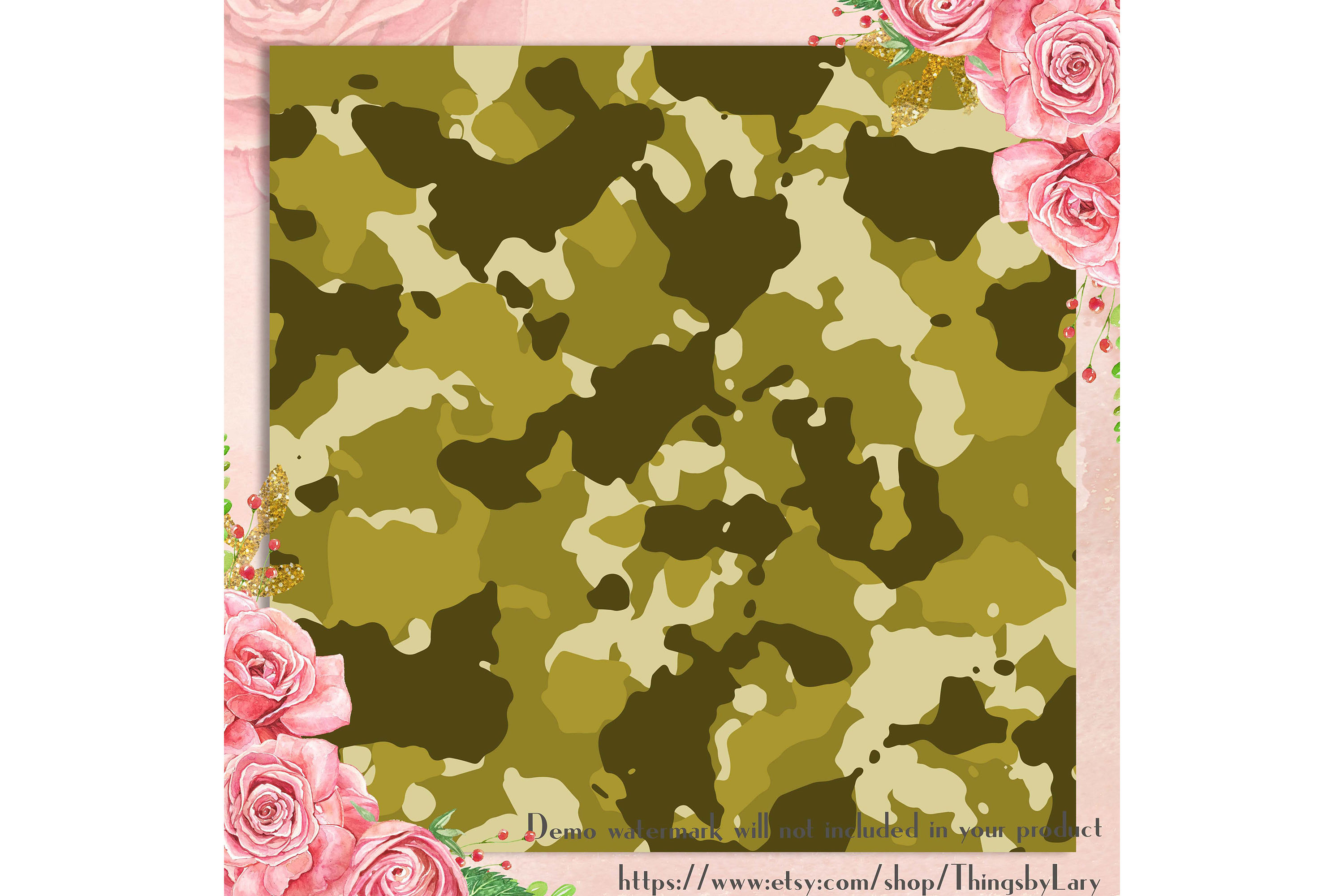 100 Seamless Military Camouflage Digital Papers 12 x 12 in (130911 ...