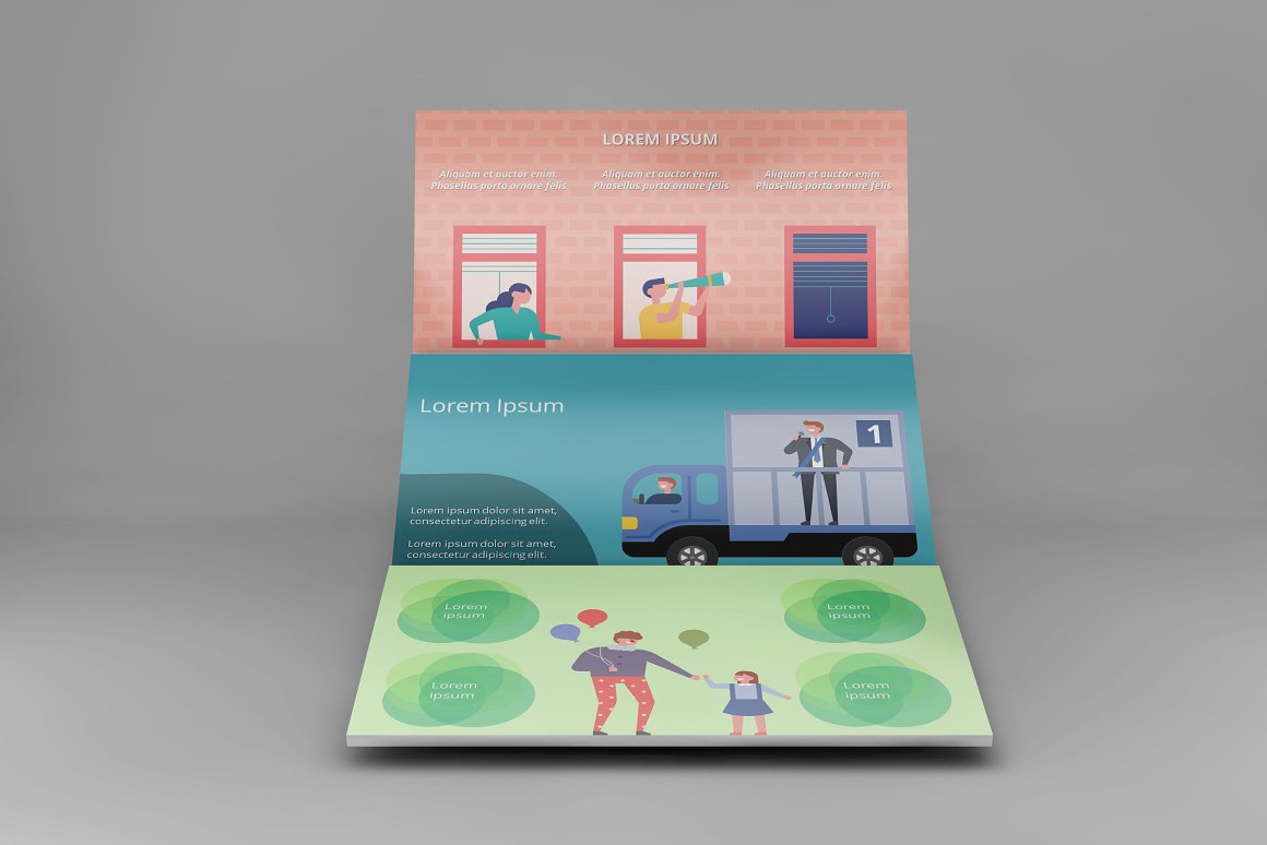 Happy People PowerPoint Infographic (109879) | Presentation Templates ...