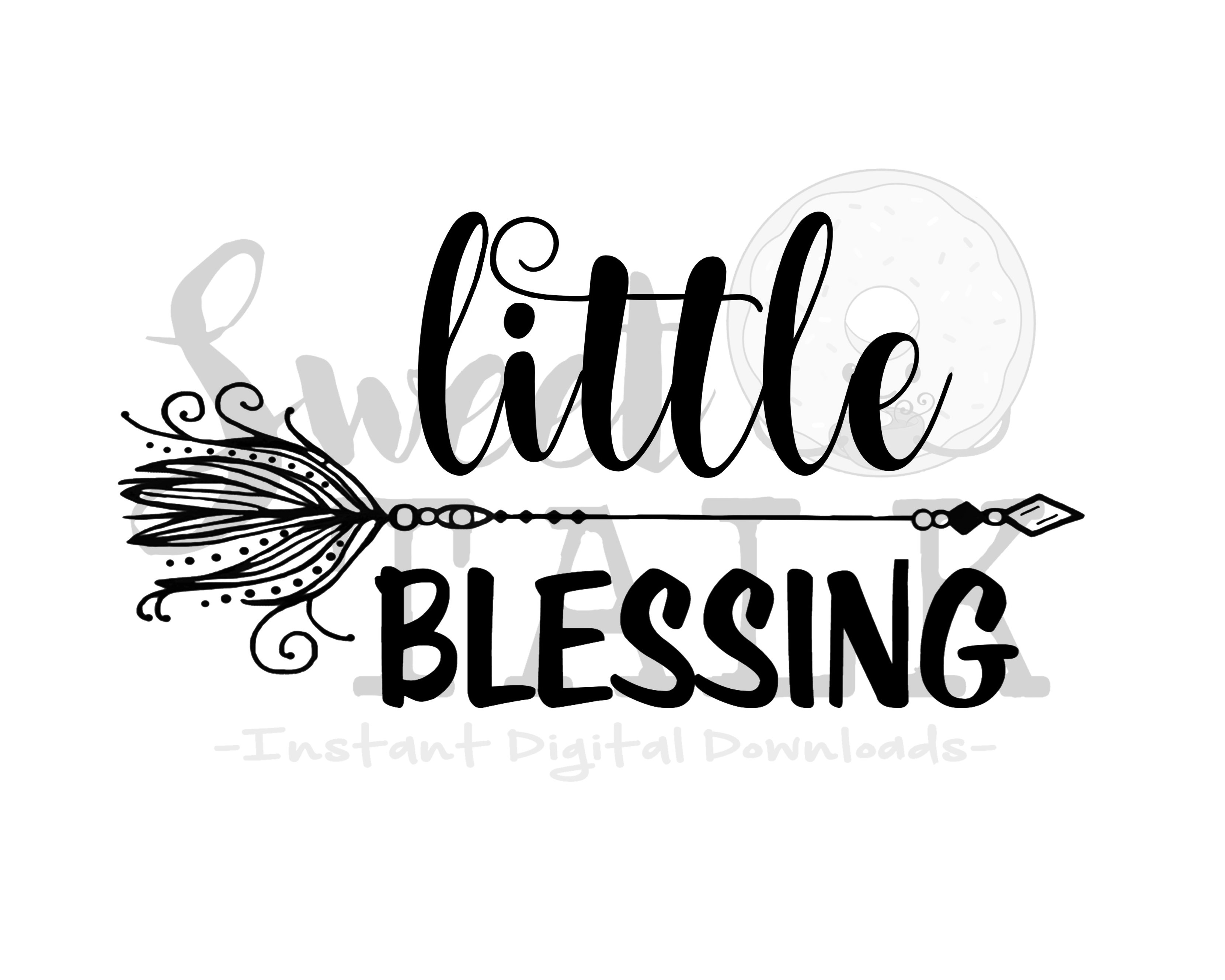 Little Blessing-svg,dxf,png,jpg-Instant Digital Download (71018 ...