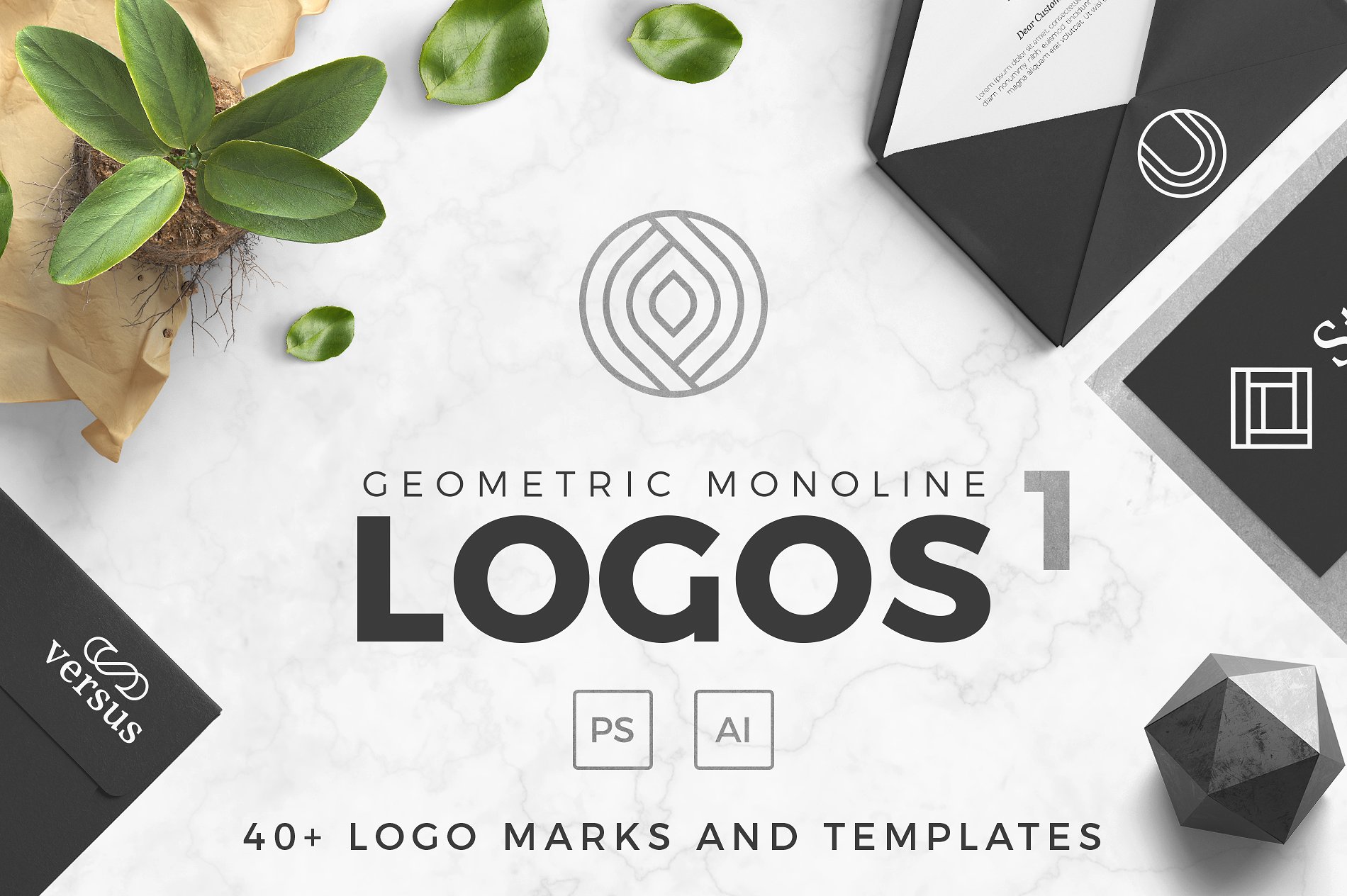 Geometric Logos vol 1 (29287) | Logos | Design Bundles