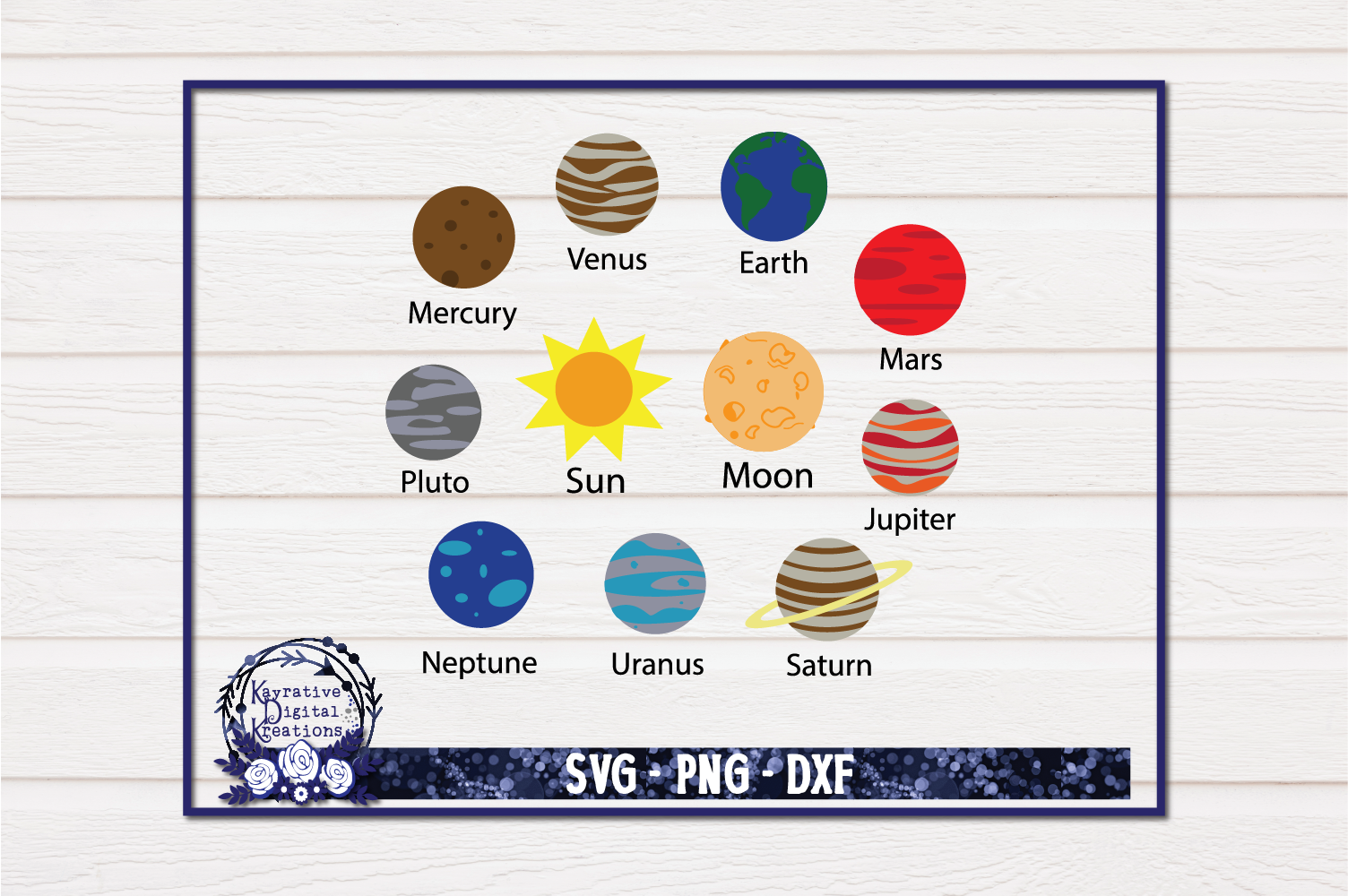 Planets SVG