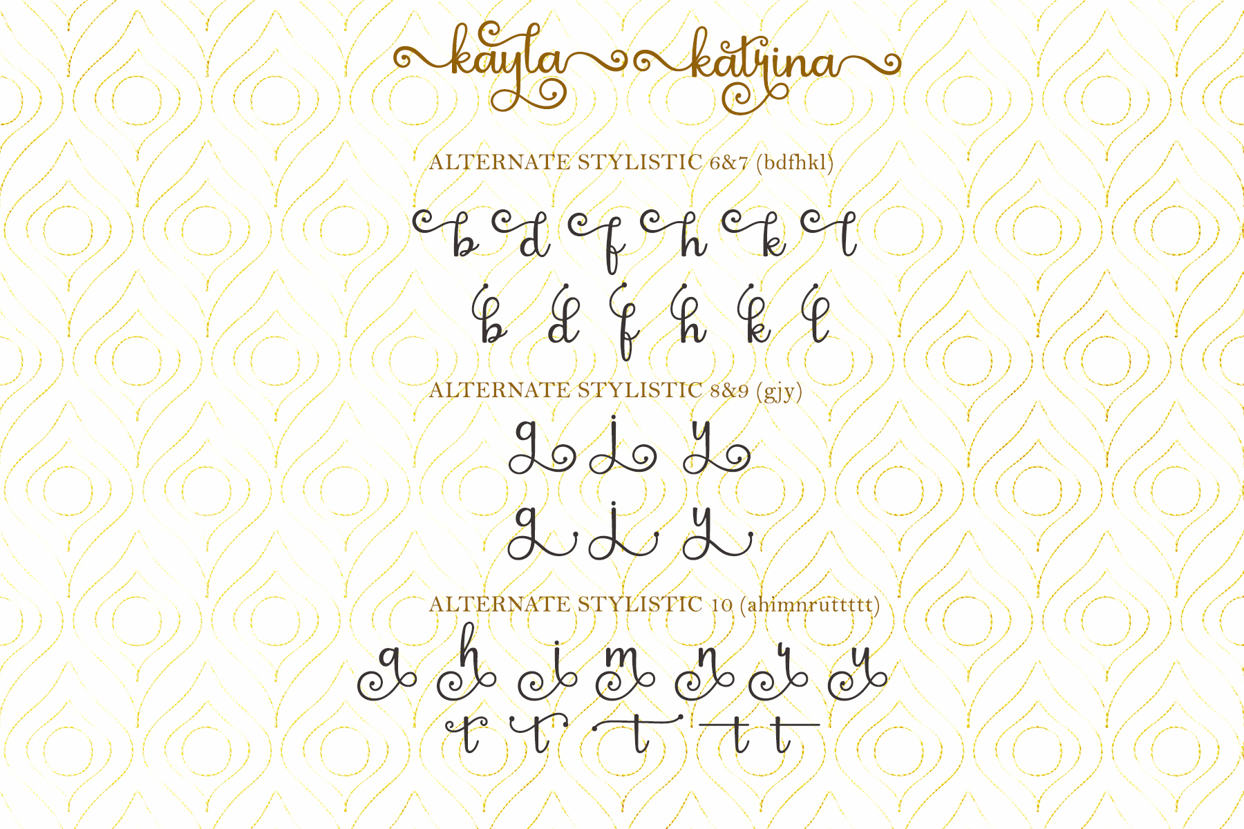 Kayla Katrina (514320) | Calligraphy | Font Bundles