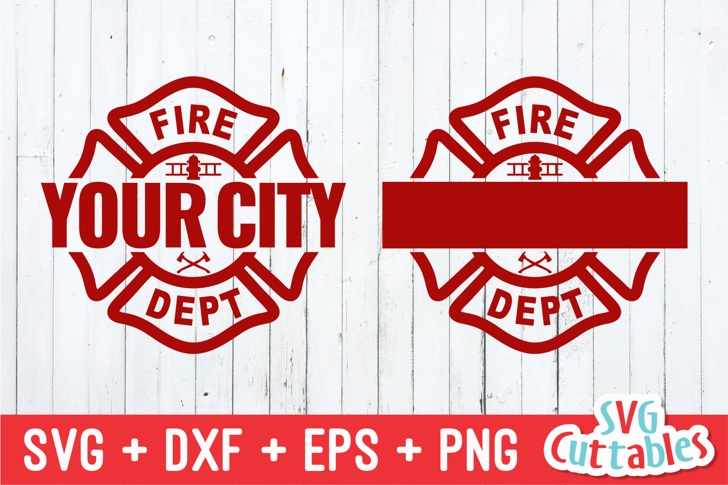 Maltese Cross Template Firefighter Cut File
