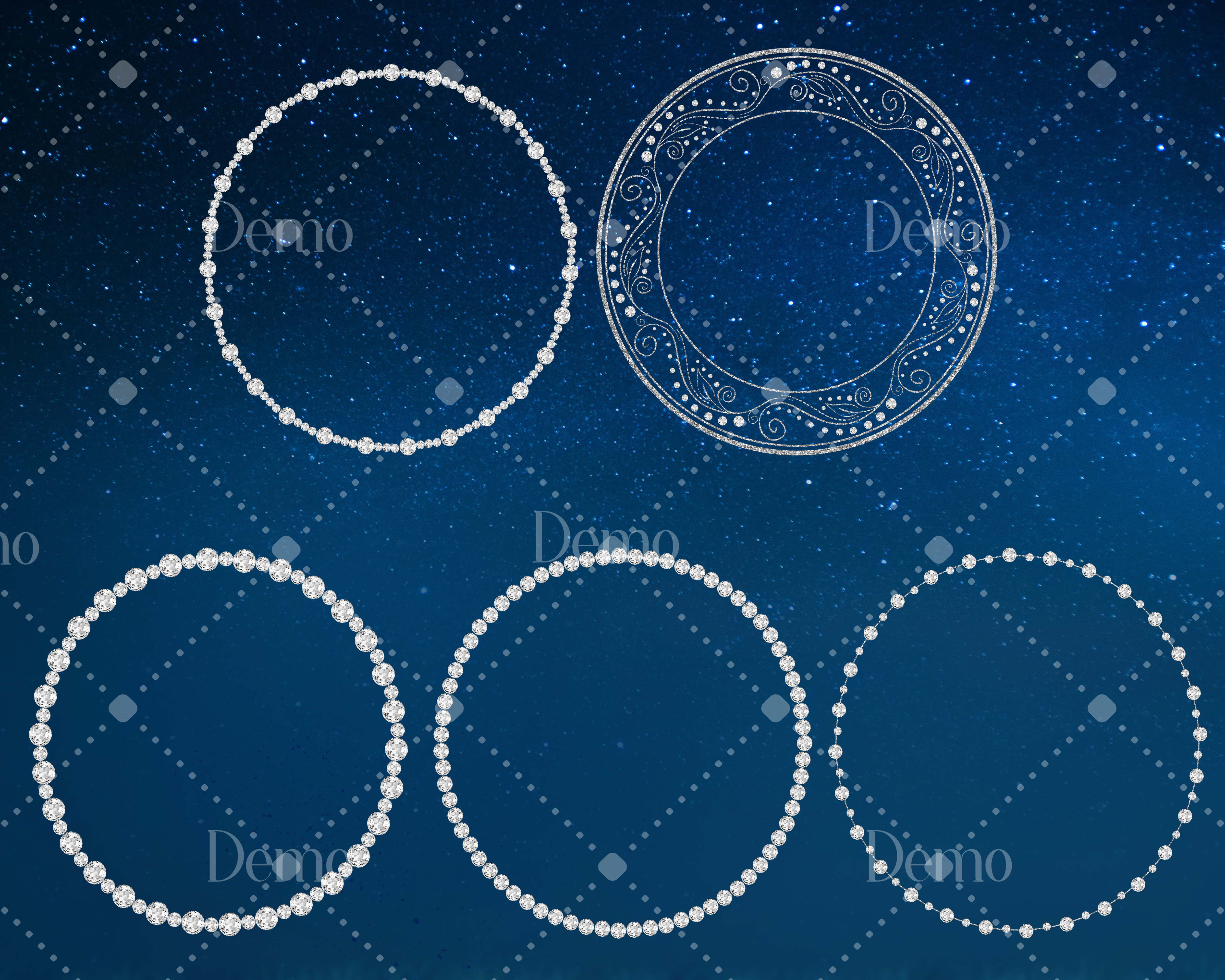 Diamond Frame, Diamond Dividers, Diamond String (97298) | Illustrations ...