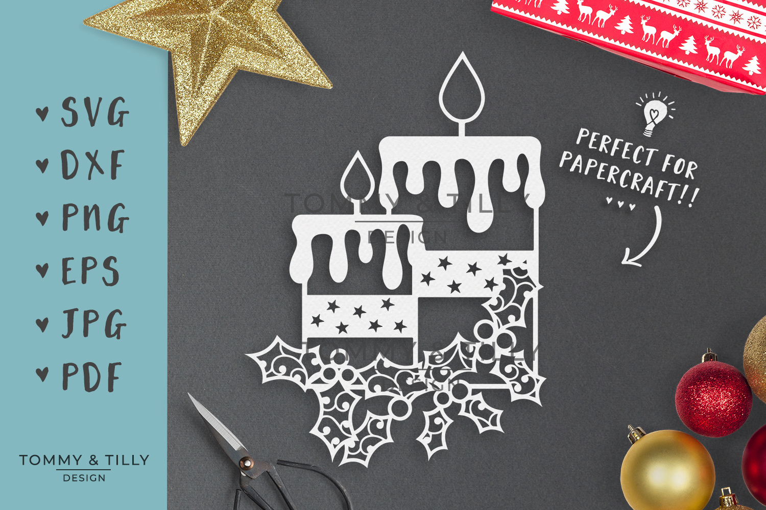 Candles - SVG EPS DXF PNG PDF JPG Cut File (120006) | SVGs | Design Bundles