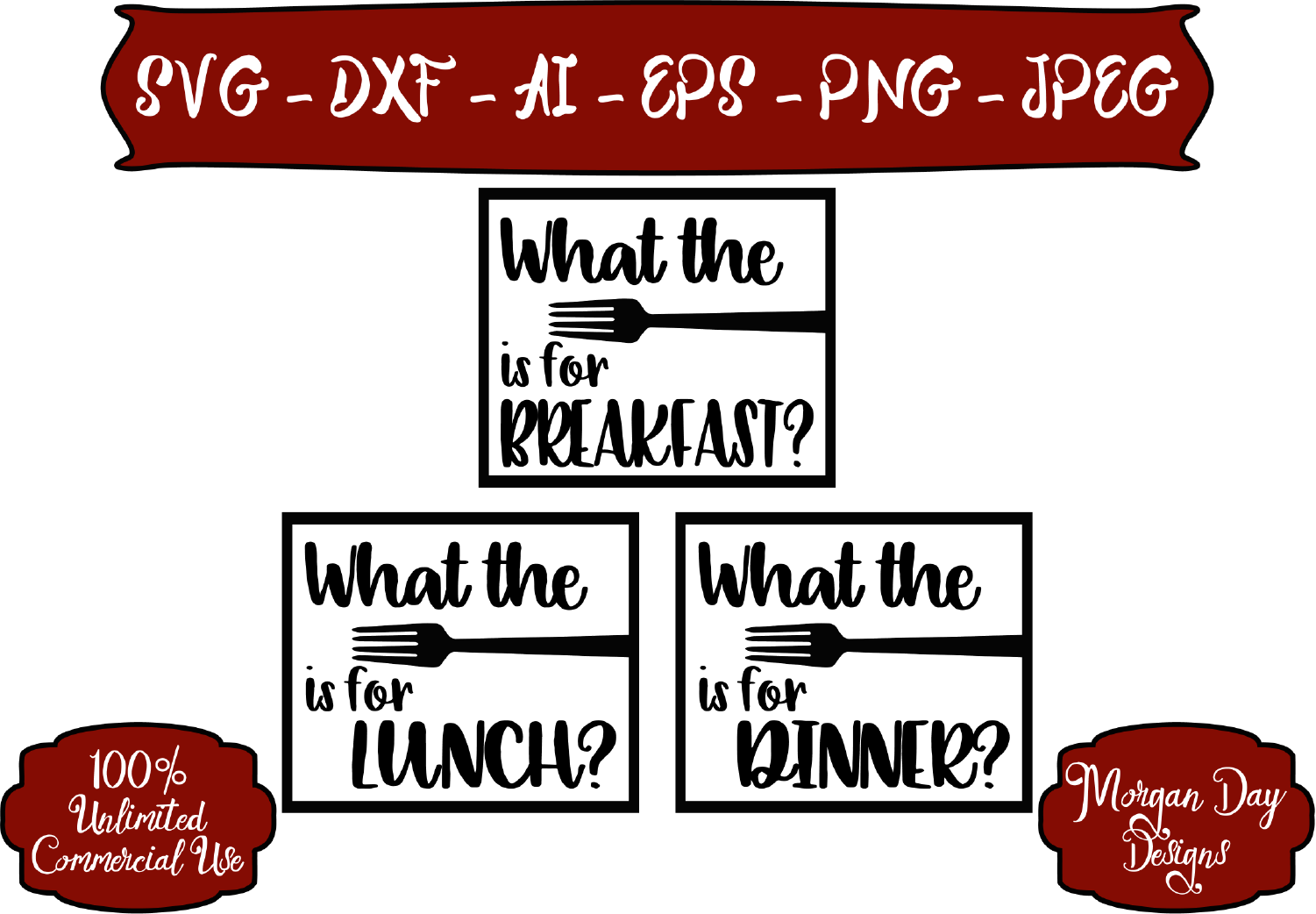 What the Fork is for Dinner SVG