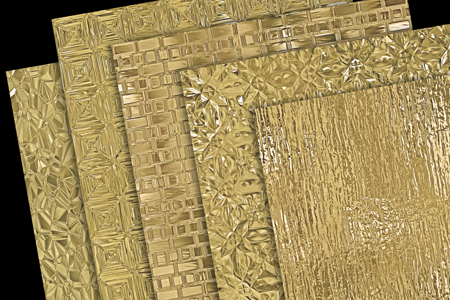 Shiny Gold Metallics (81935) | Textures | Design Bundles