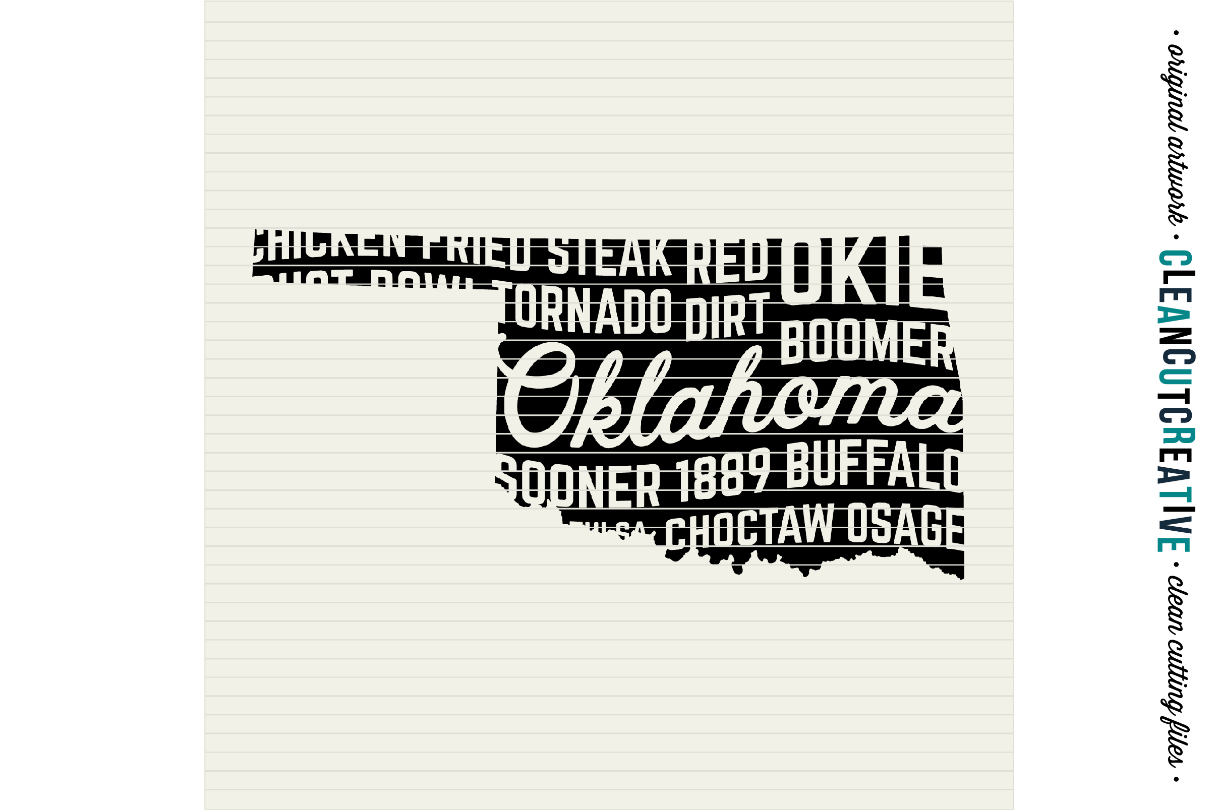 Oklahoma State design - SVG DXF EPS PNG Cricut & Silhouette (18475 ...
