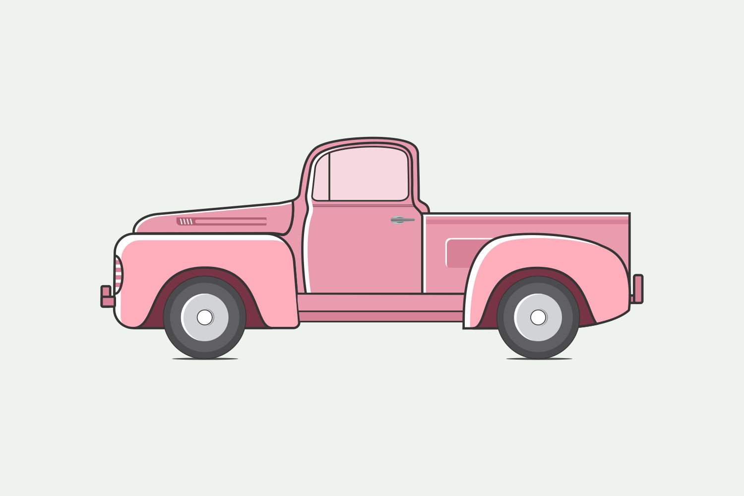 Classic Car Icons Set
