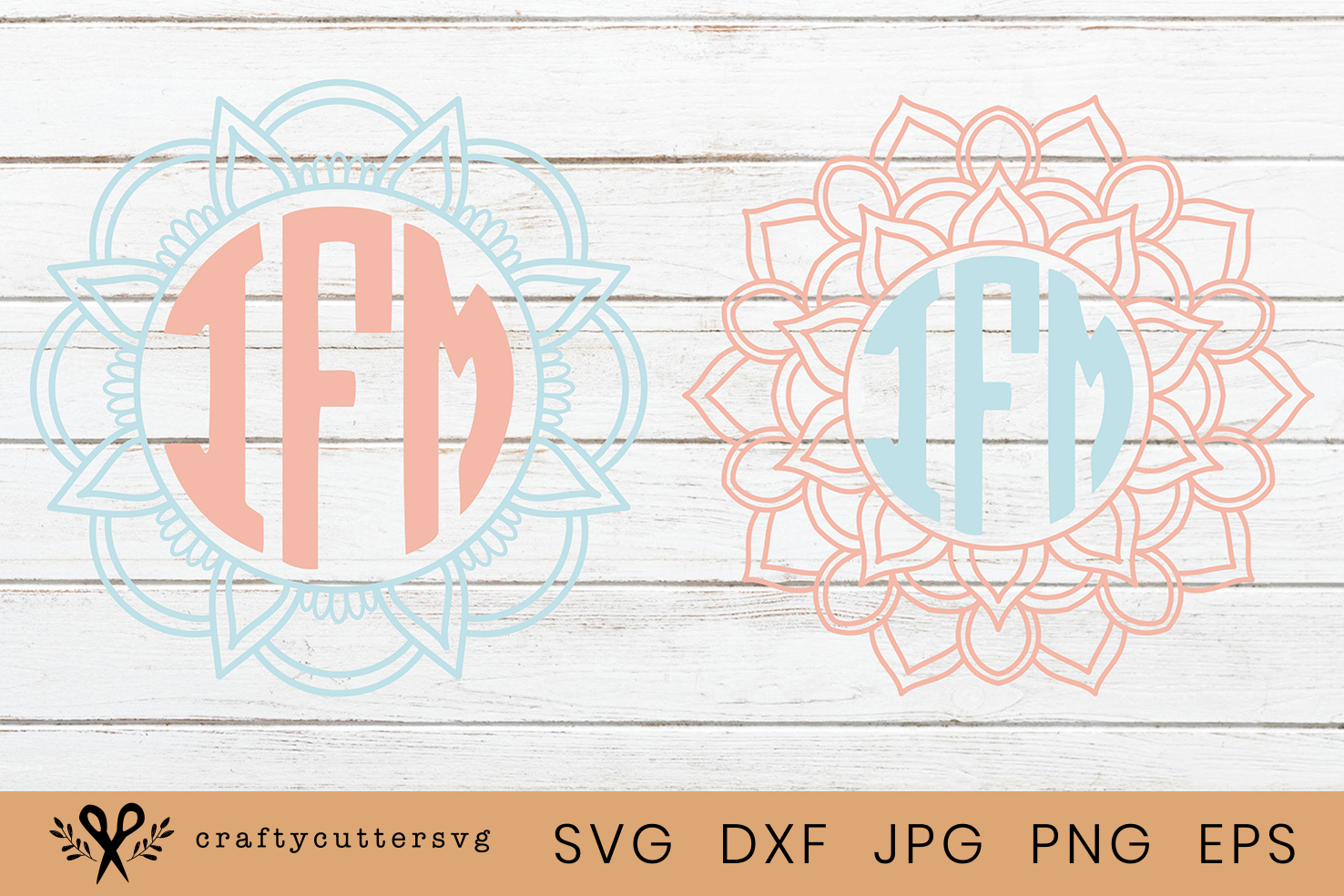 10 Mandala Circle Monogram Svg,Mandala Monogram Frame in SVG (534872 ...