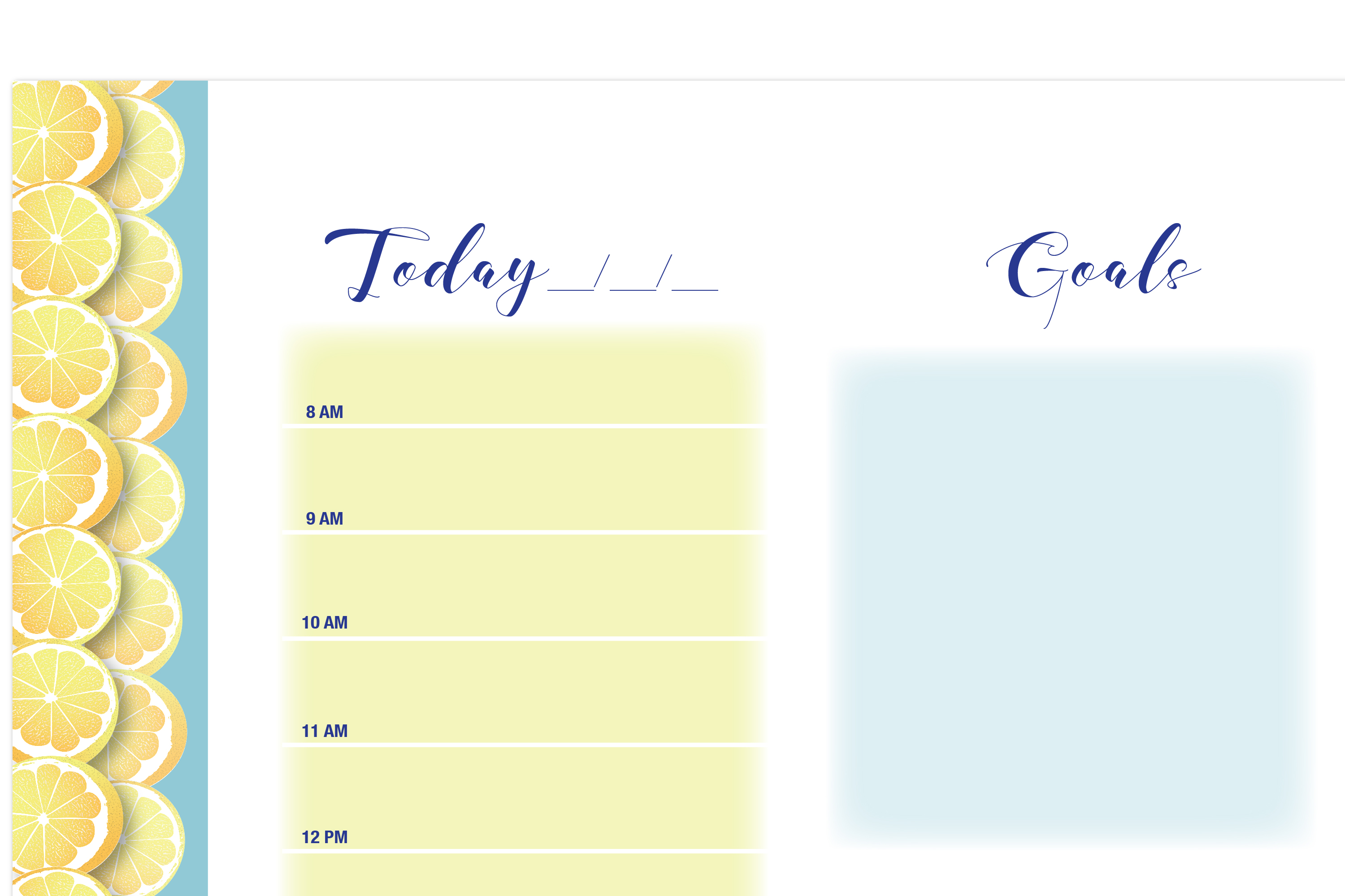 Lemon Planner Printable BUNDLE, A4, Letter and classic HP (302853 ...