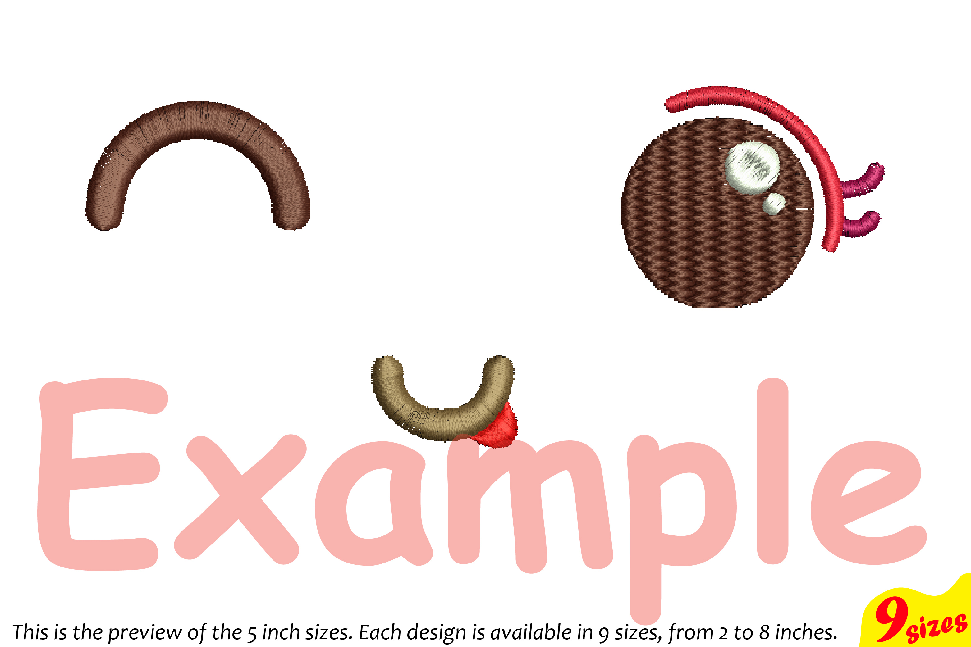 Cute Emoji Embroidery Design Machine Instant Download Commercial Use ...