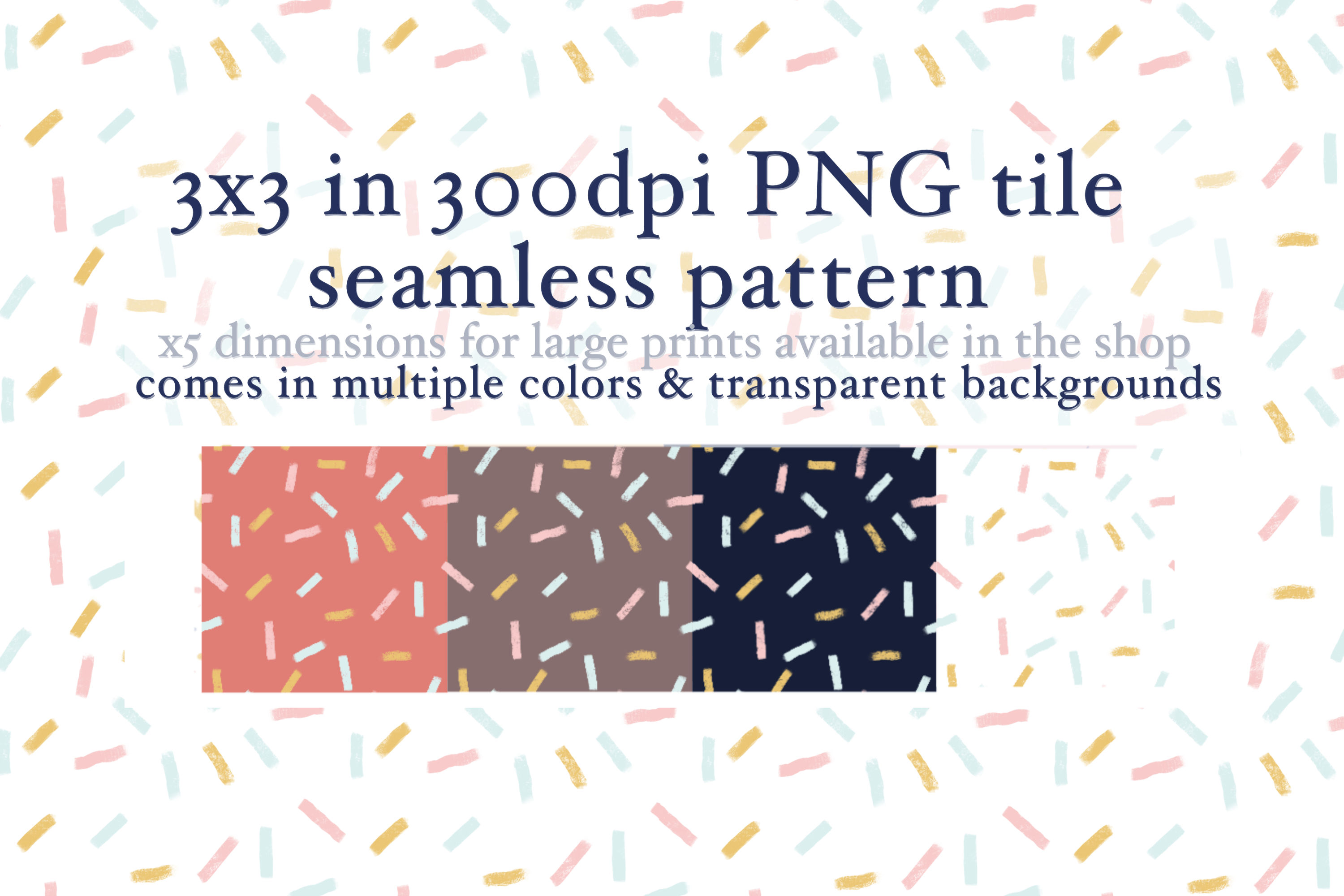 10 Confetti Tiles Seamless Pattern