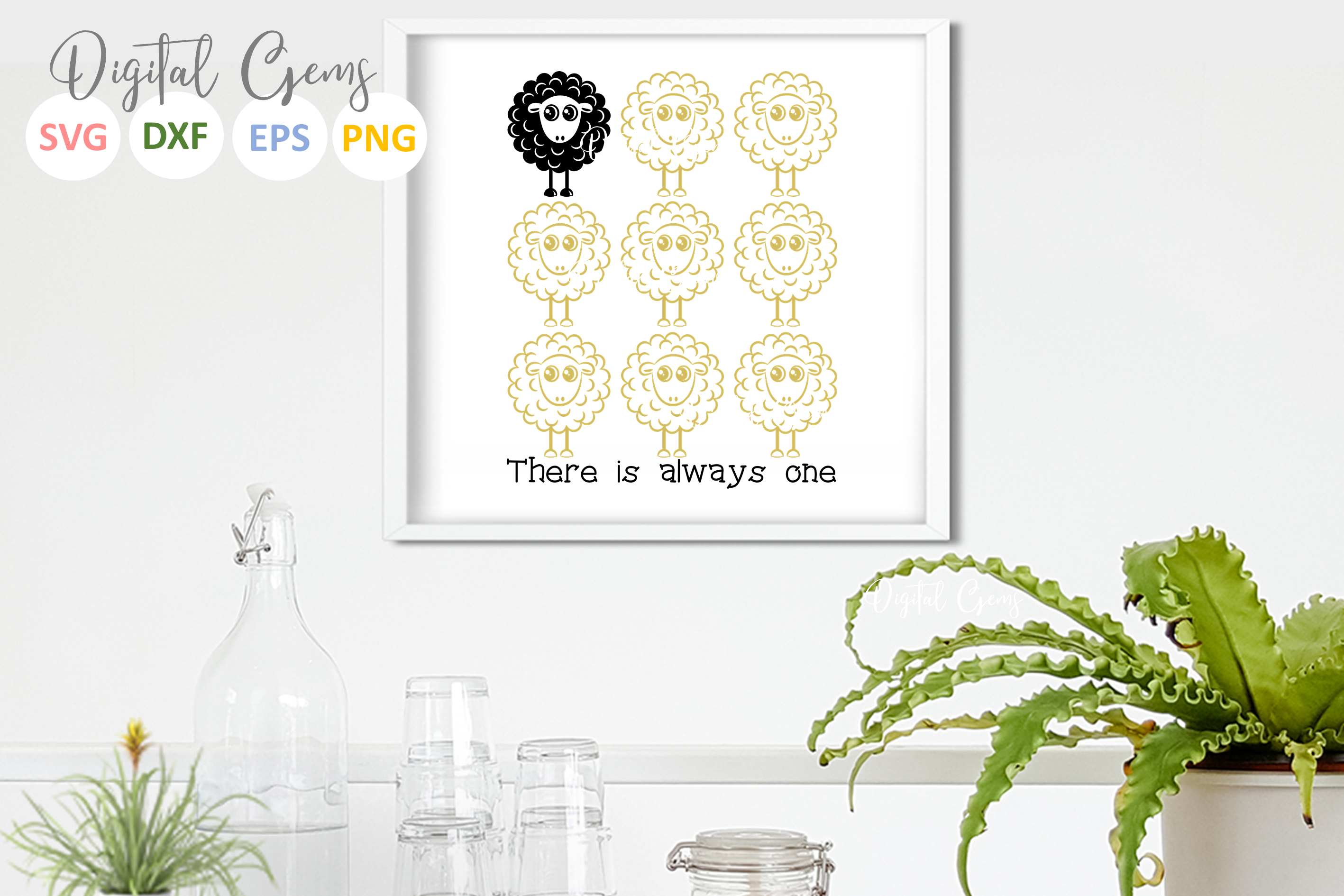 'There is always one', Black Sheep design.