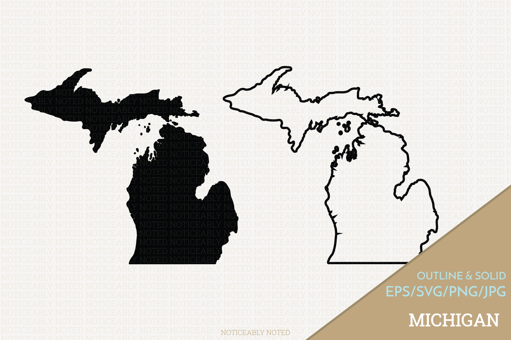 Michigan Vector / Clip Art