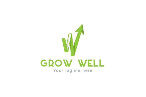 Grow Well- Business & Growth Abstract Stock Logo Template (4452 ...