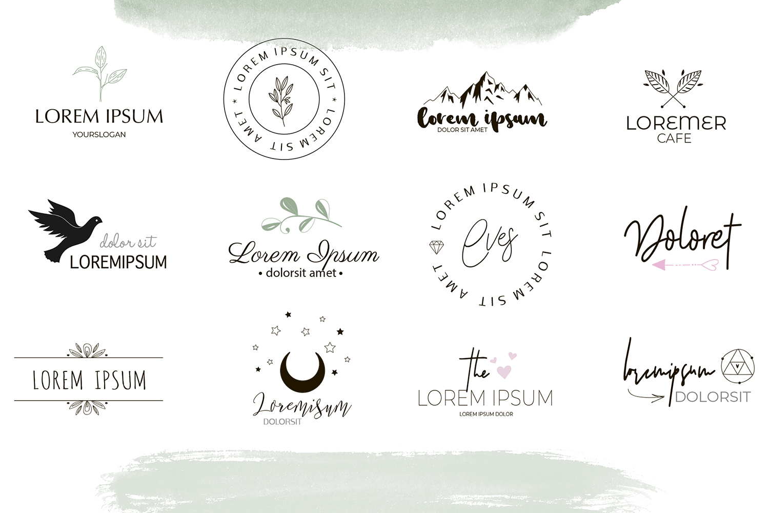 Versatile Logo Templates Pack (161847) | Logos | Design Bundles