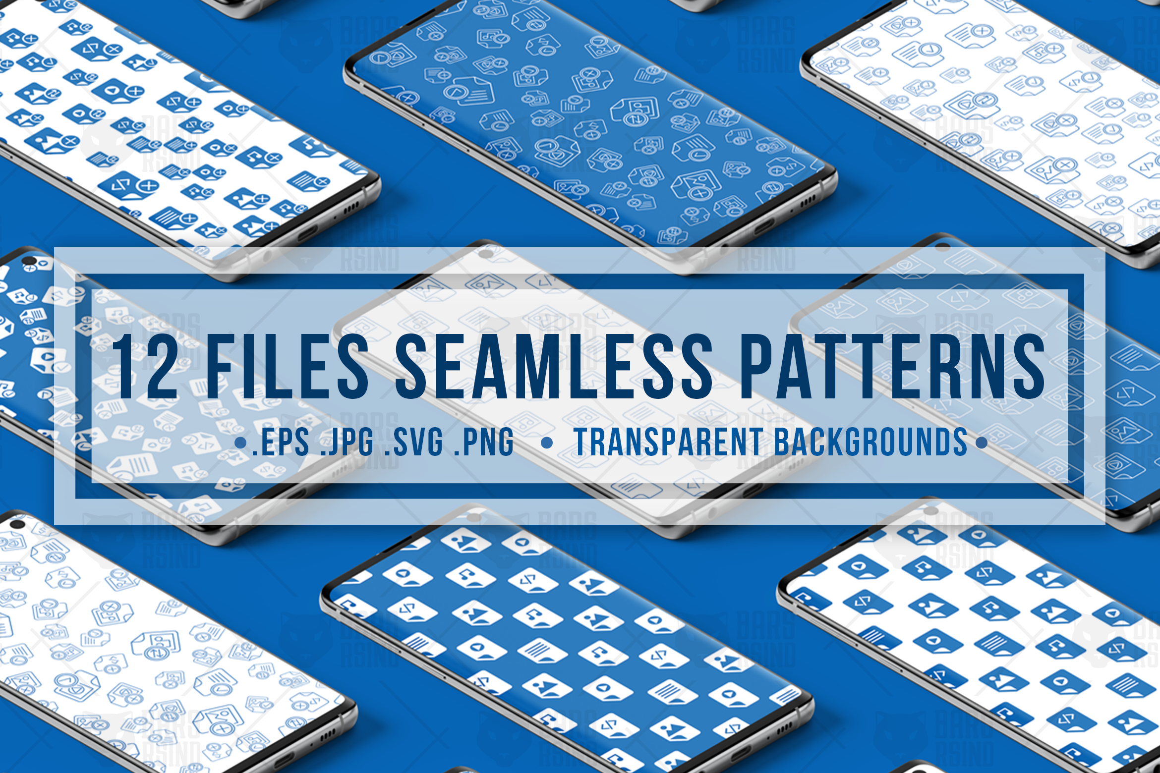 Document Files Seamless Patterns Set (536879) | Patterns | Design Bundles
