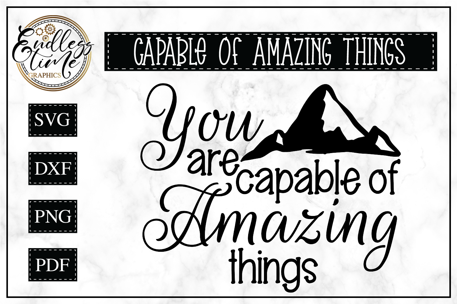 You Are Capable of Amazing Things SVG (106791) | Cut Files | Design Bundles