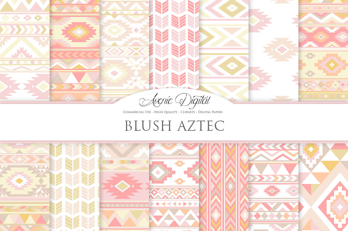 Blush Boho Seamless Pattern