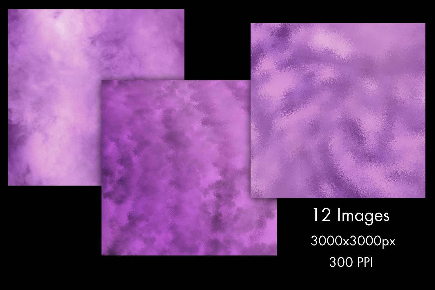 Lovely Lilac Backgrounds - 12 Image Textures Set