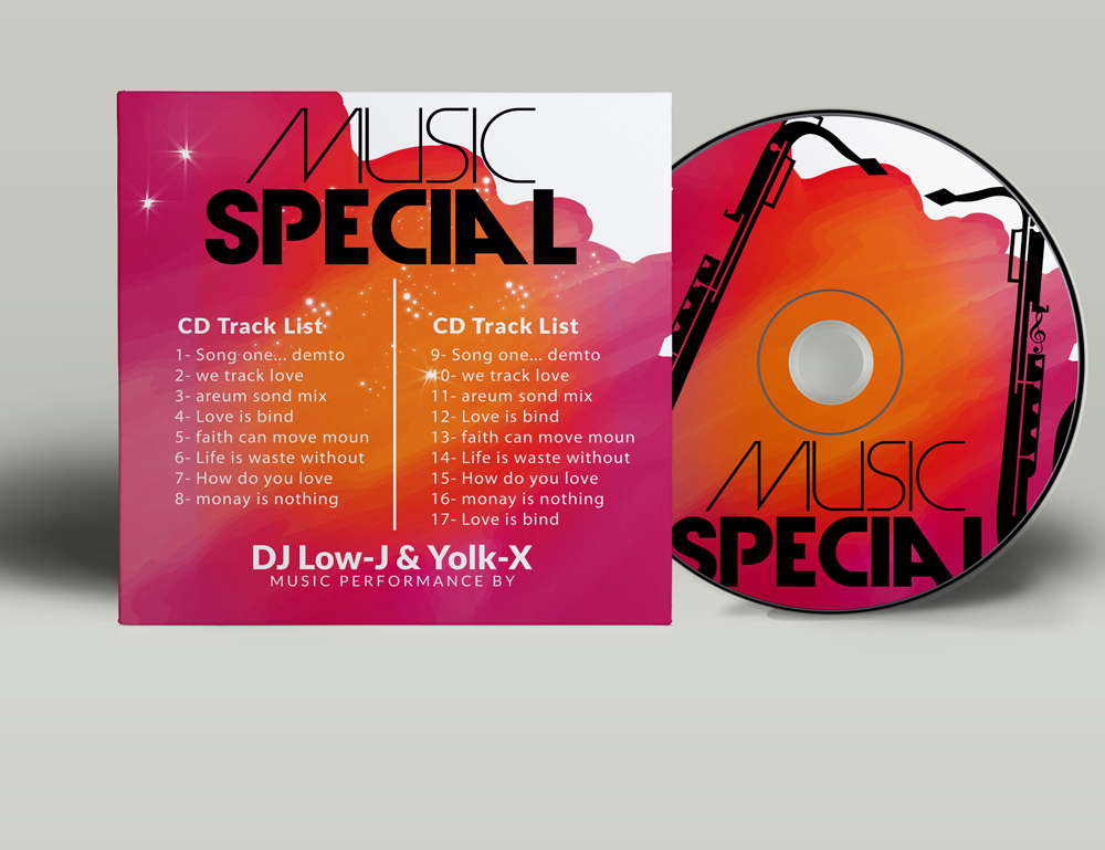 CD Covers Templates NOT A Mockup 60056 Presentation Templates Design Bundles
