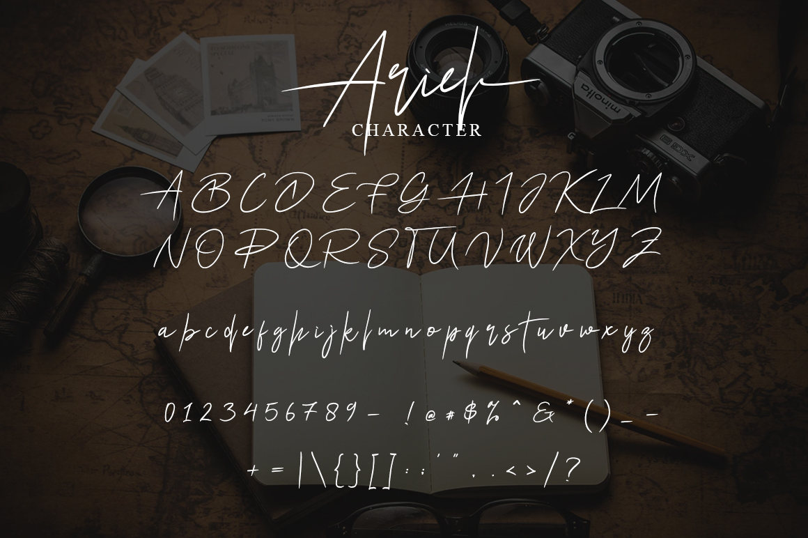 Ariel Signature (77151) | Script | Font Bundles