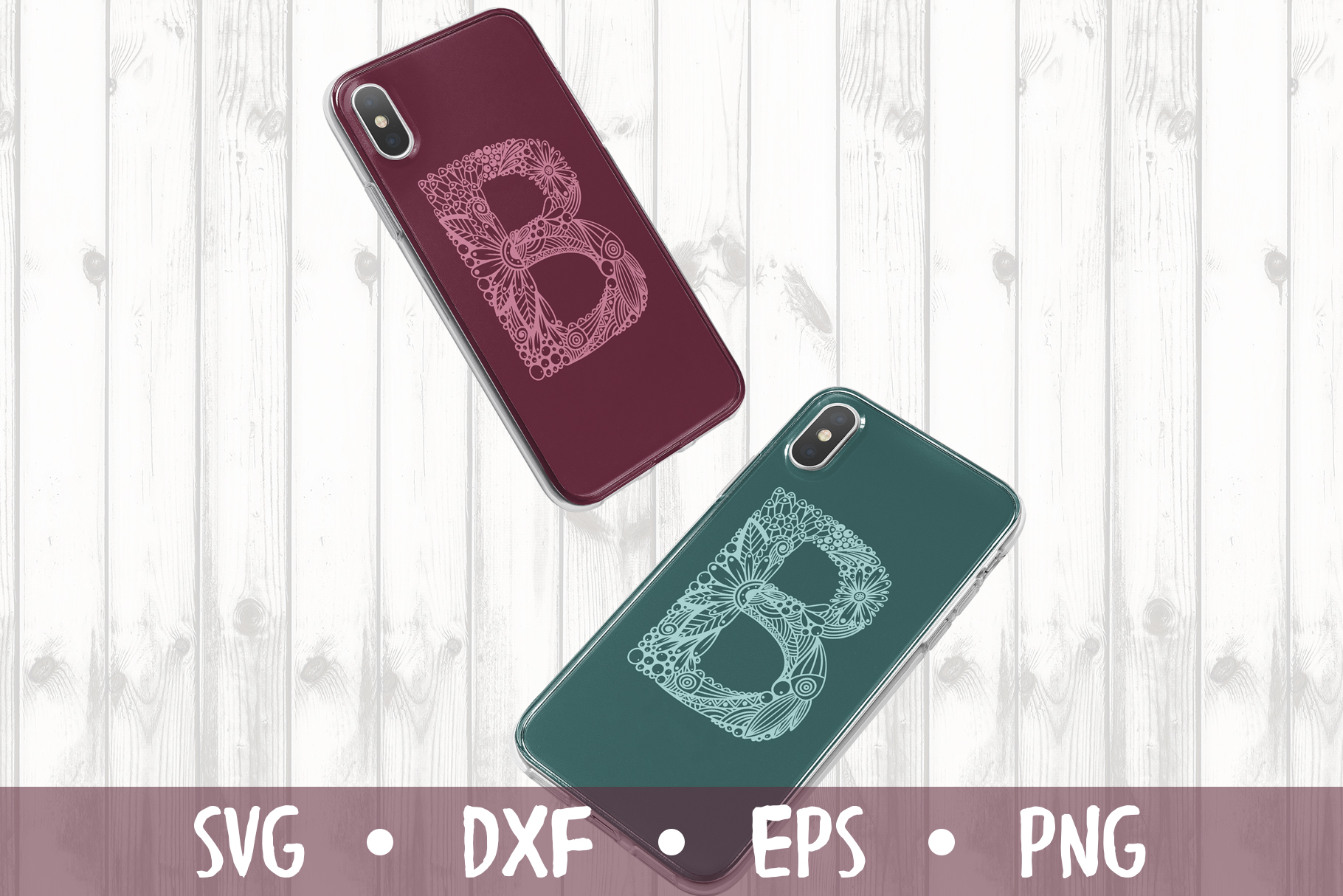 Letter B SVG Cutting File (300736) | Hand Lettered | Design Bundles