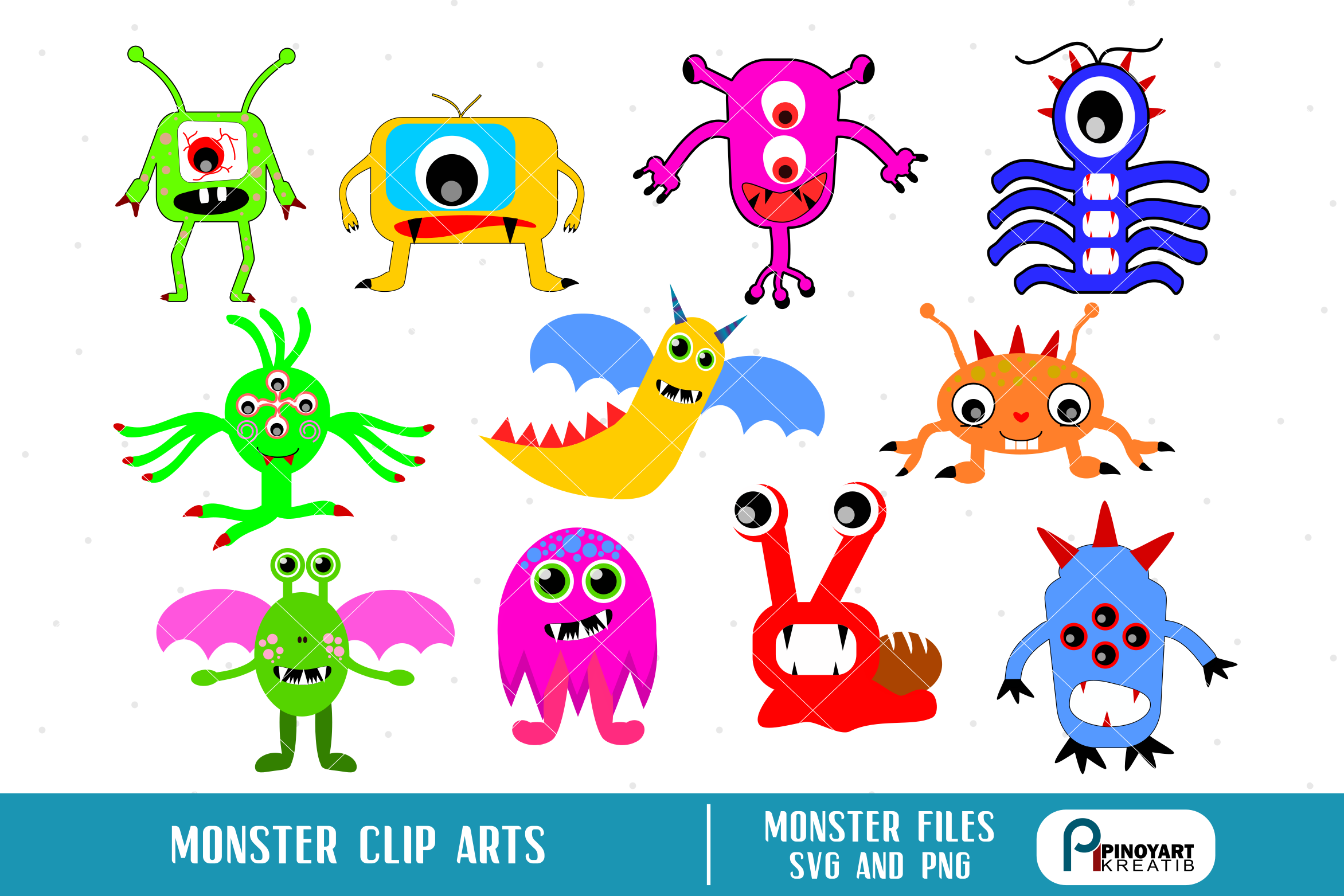 monster clip art,monster graphics,monster svg,cute monster