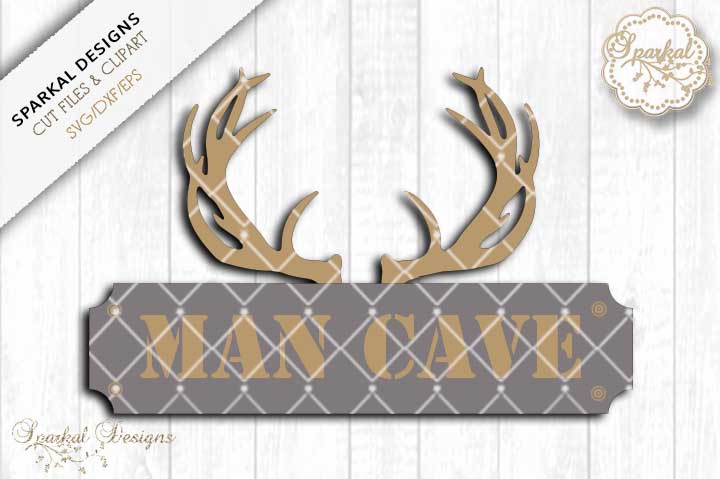 Man Cave Cutting Stencil (50202) | SVGs | Design Bundles