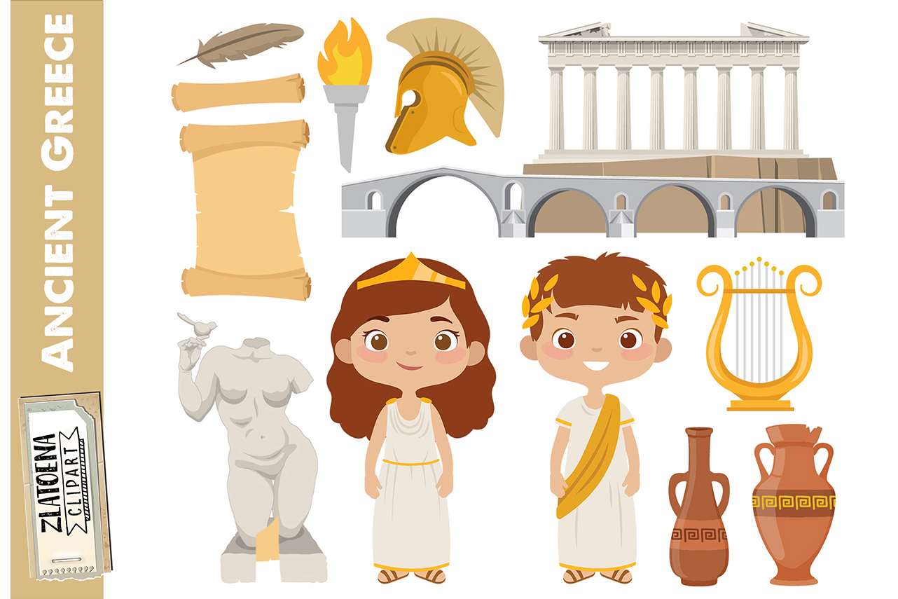Greece Clip art Ancient Greece Clipart Travel clipart Greek