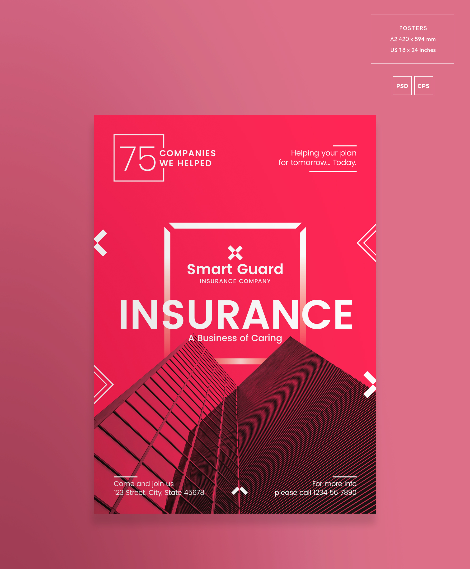 Insurance Company Design Templates Bundle