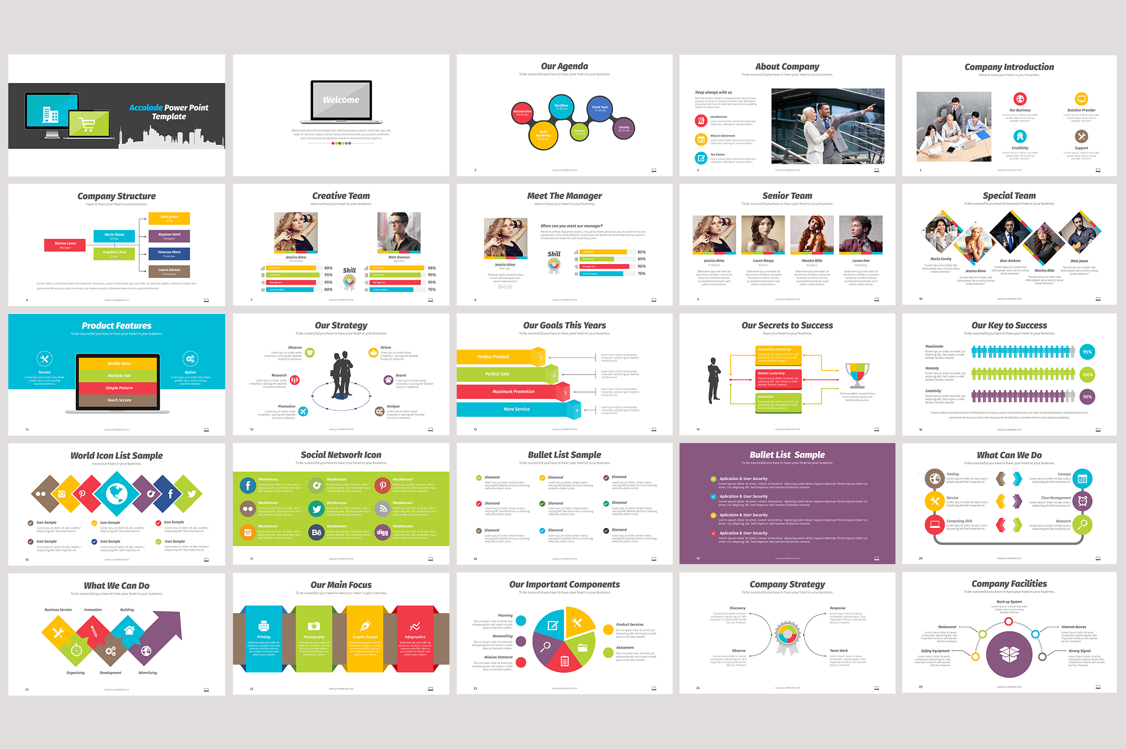 Accolade Powerpoint Temlate