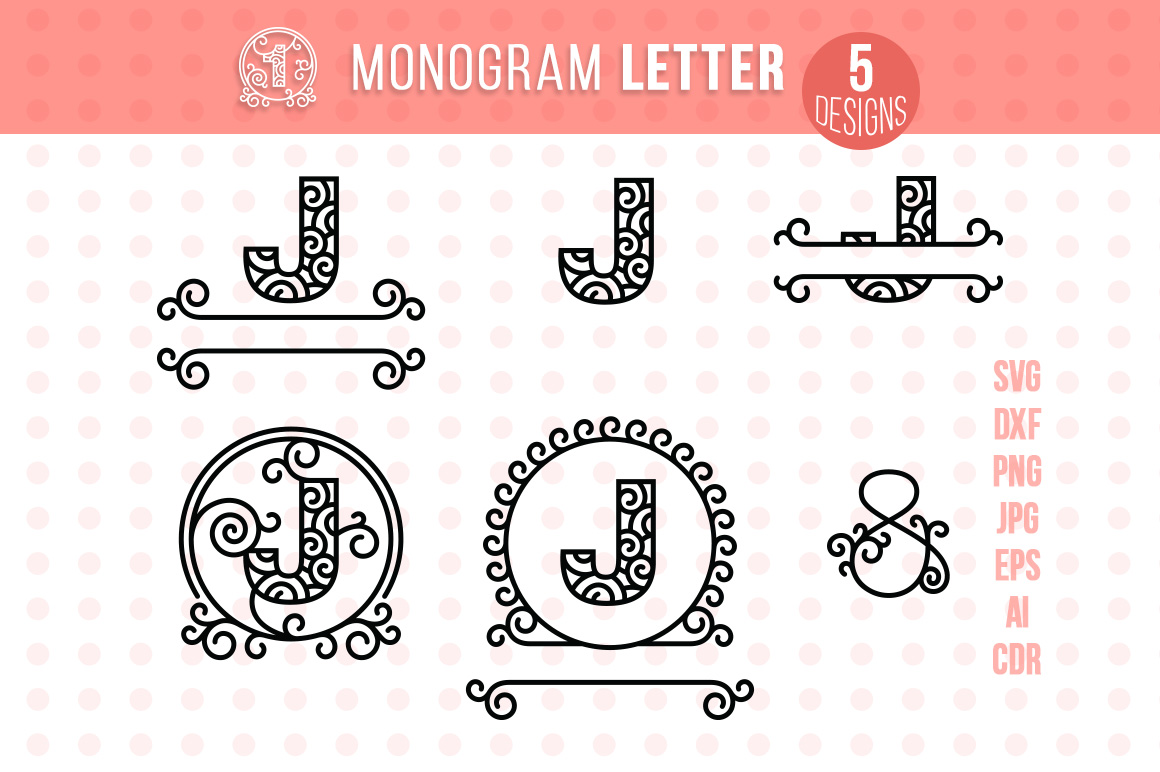 Monogram Letter J (276698) | SVGs | Design Bundles