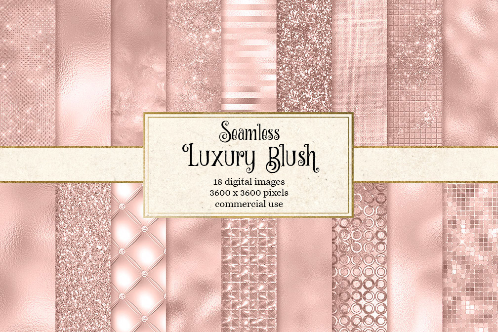Luxury Blush Textures (116306) | Patterns | Design Bundles